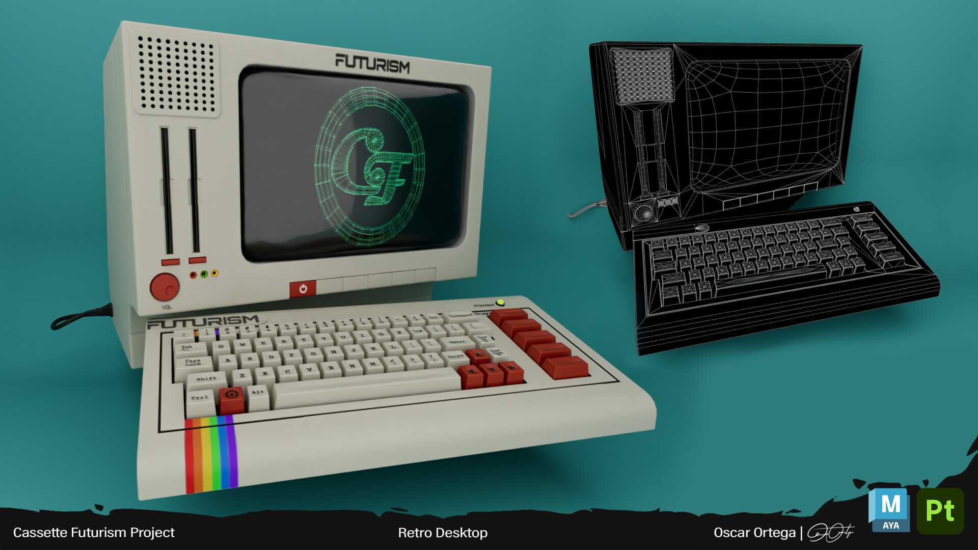 ArtStation - Retro Deskop