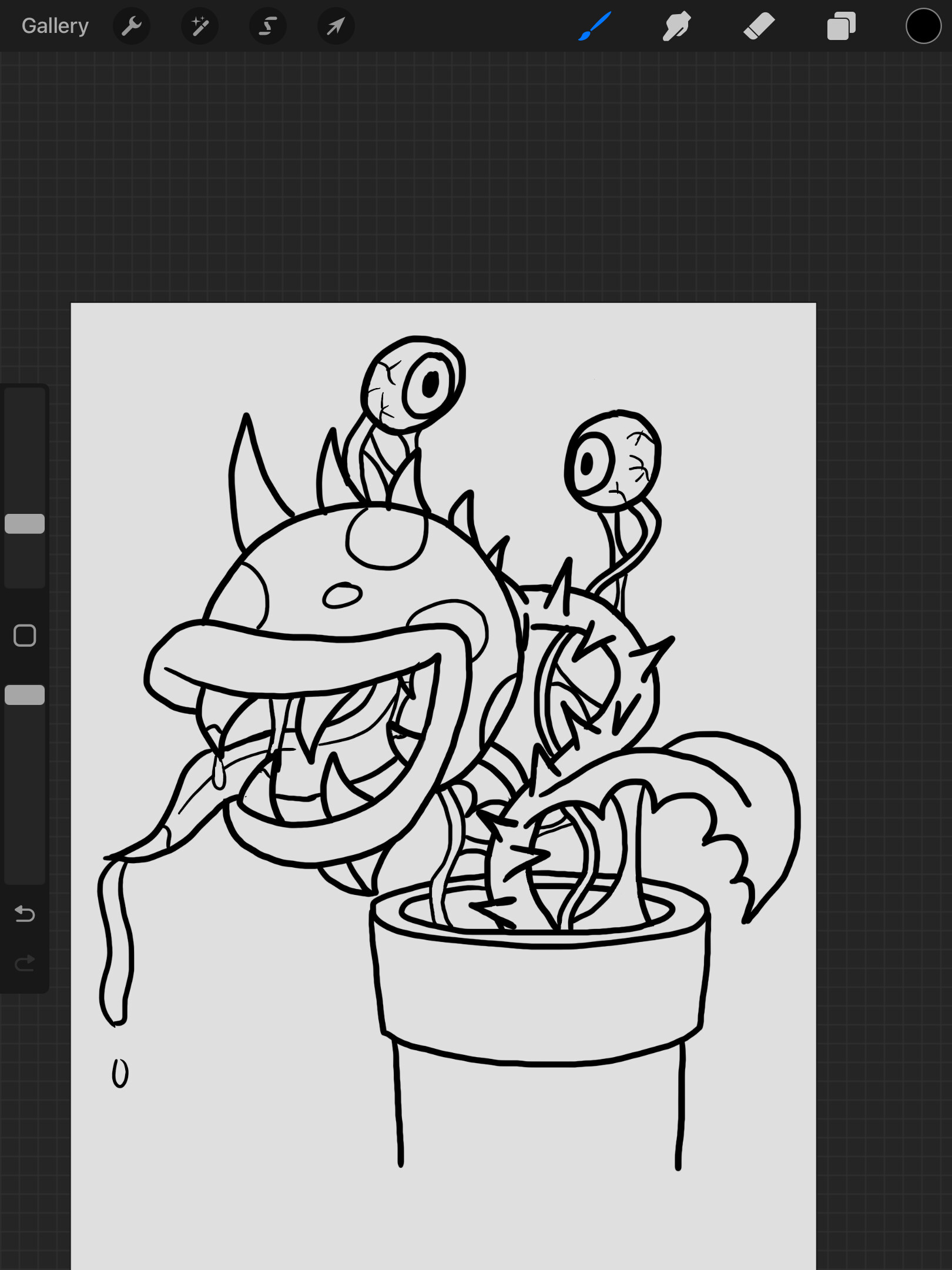 mario piranha plant coloring pages