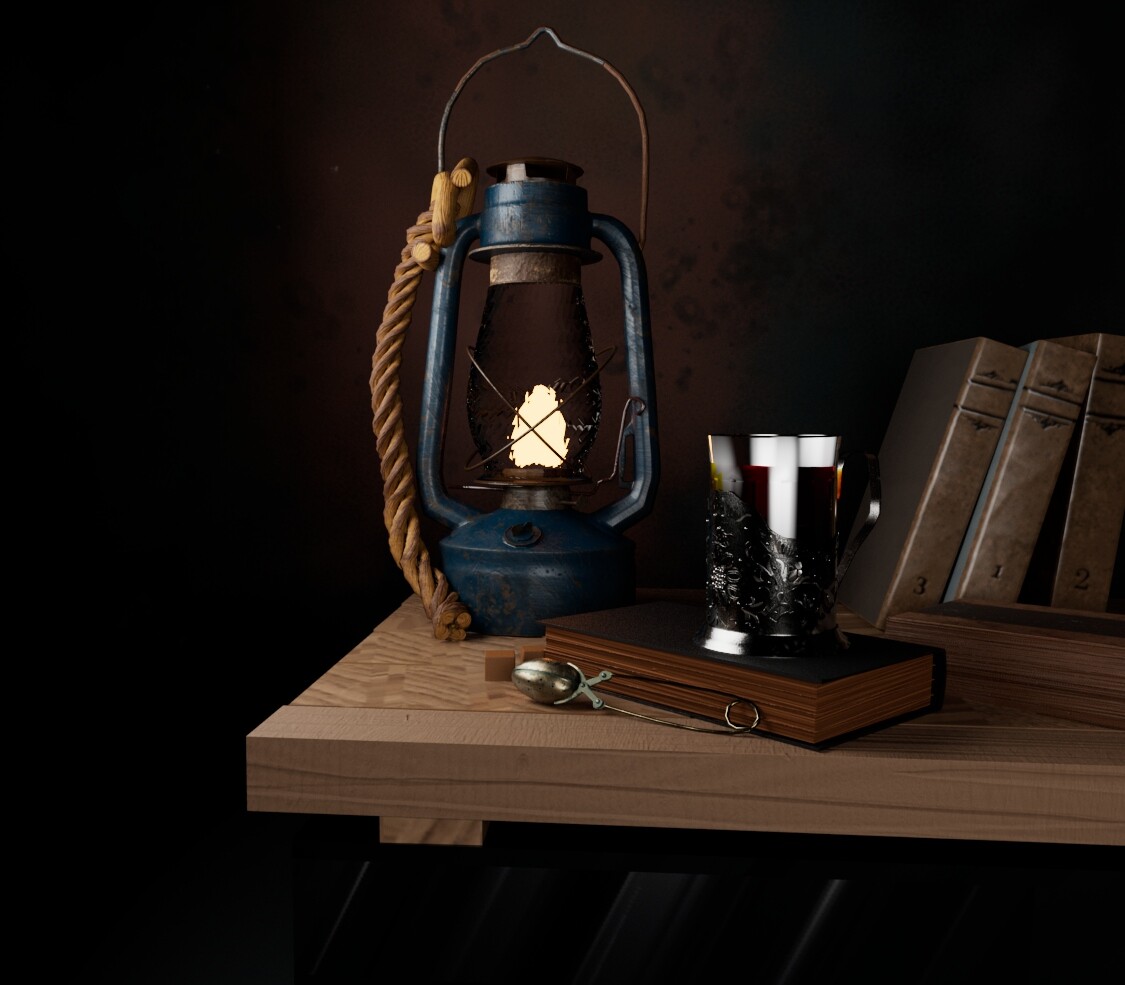 ArtStation - Table scene