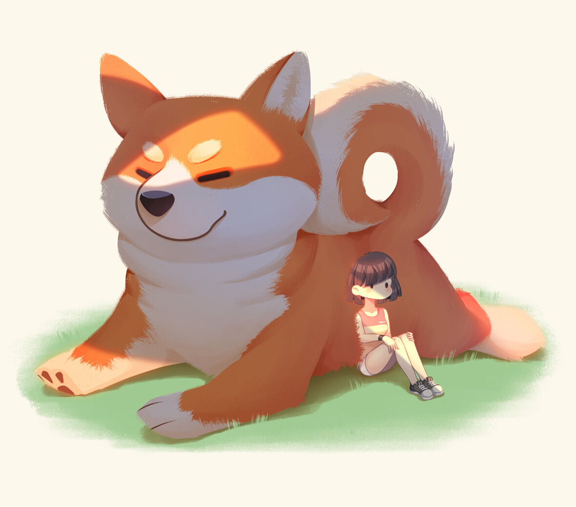 ArtStation - Fluffy Canine Companion