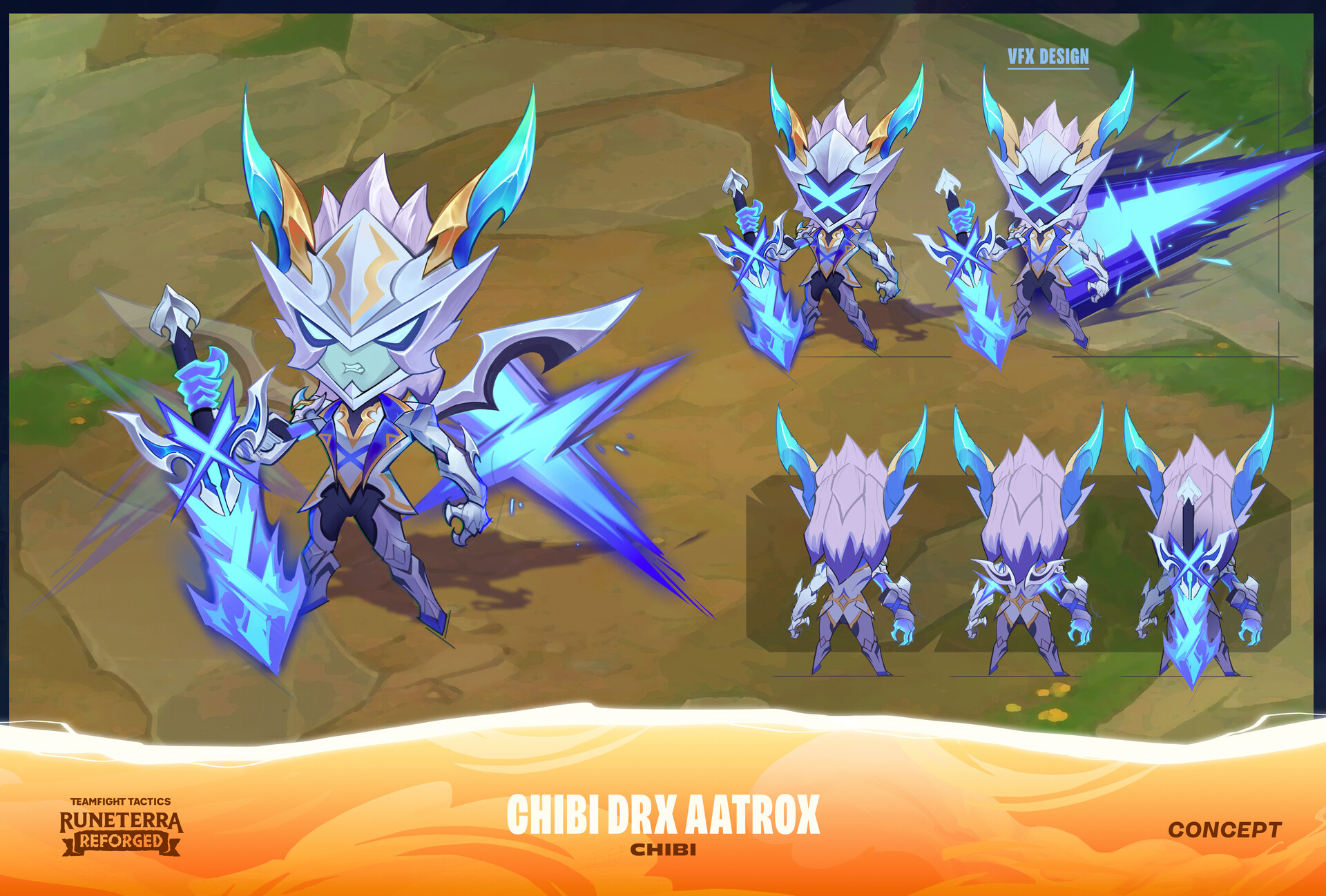 Kudos Productions - Teamfight Tactics | Set9 Runeterra Reforged | Chibi DRX Aatrox & Finisher