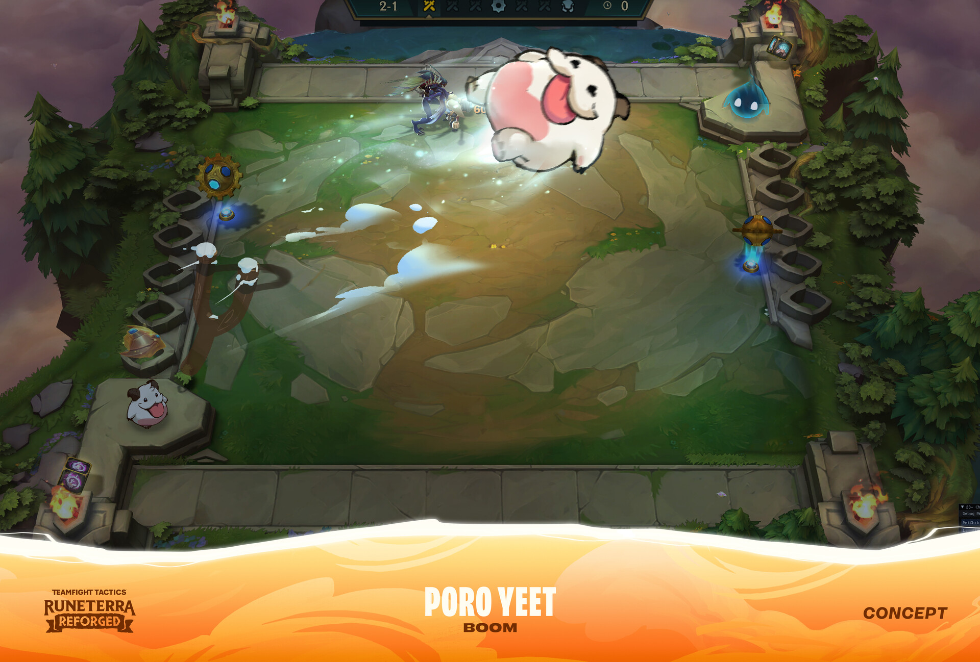 Kudos Productions - Teamfight Tactics | Set9 Runeterra Reforged | Poro & Boom