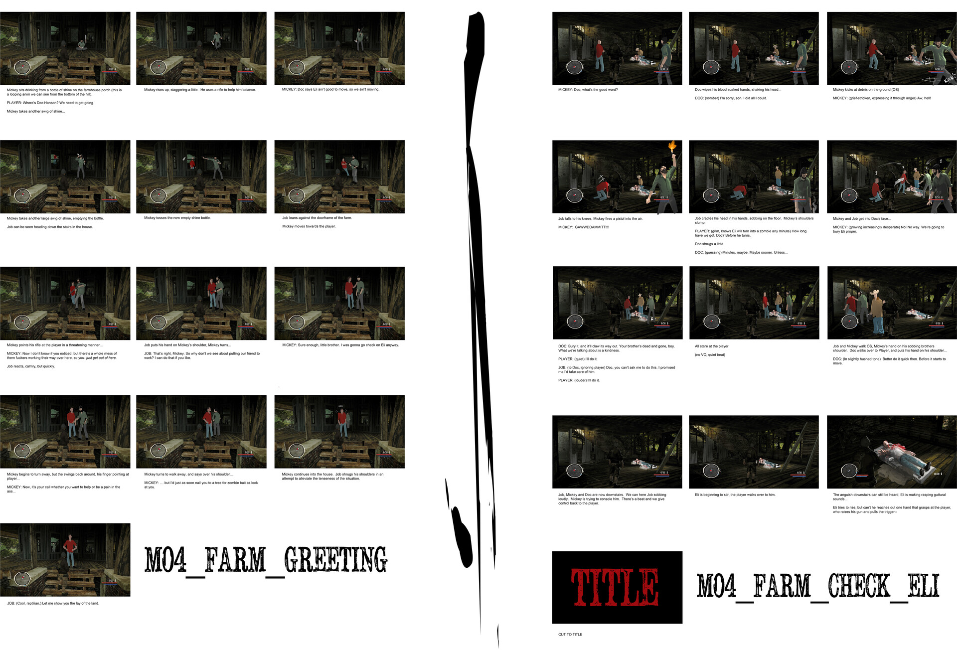 Doug Williams - STORY and PLANNING BOARDS