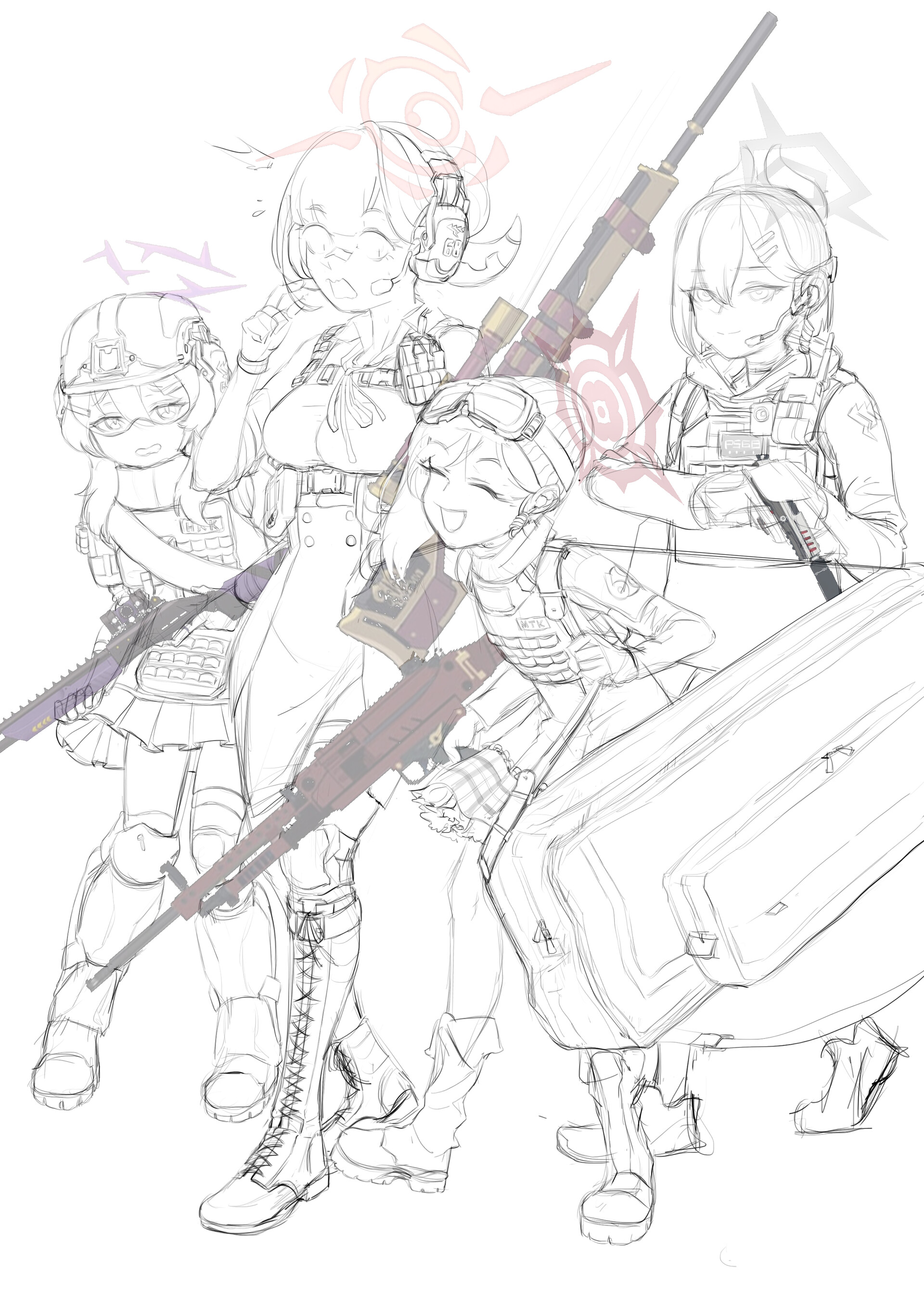 ArtStation - Problem Solver 68 (Blue Archive Fanart)(Unfinished)