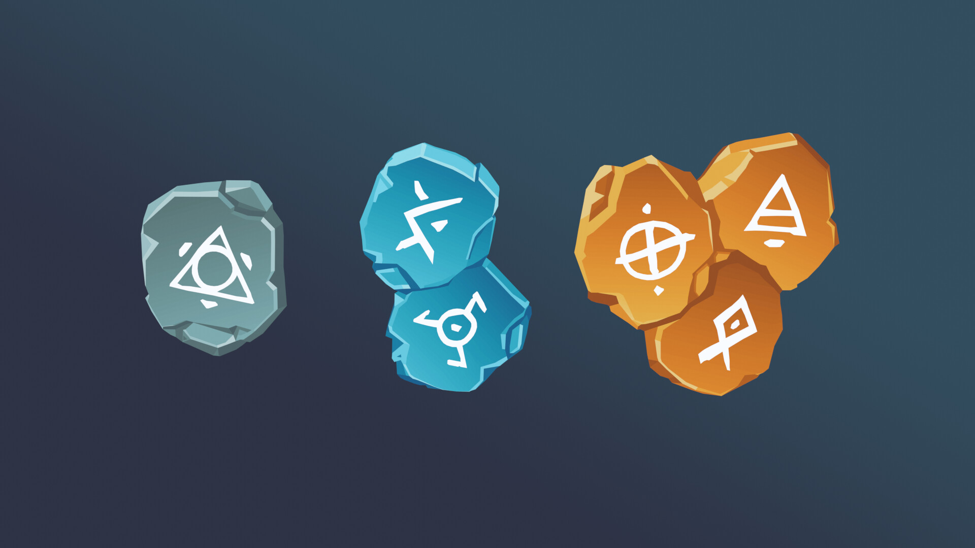 Blu - 2 sets of runes for a mobile game