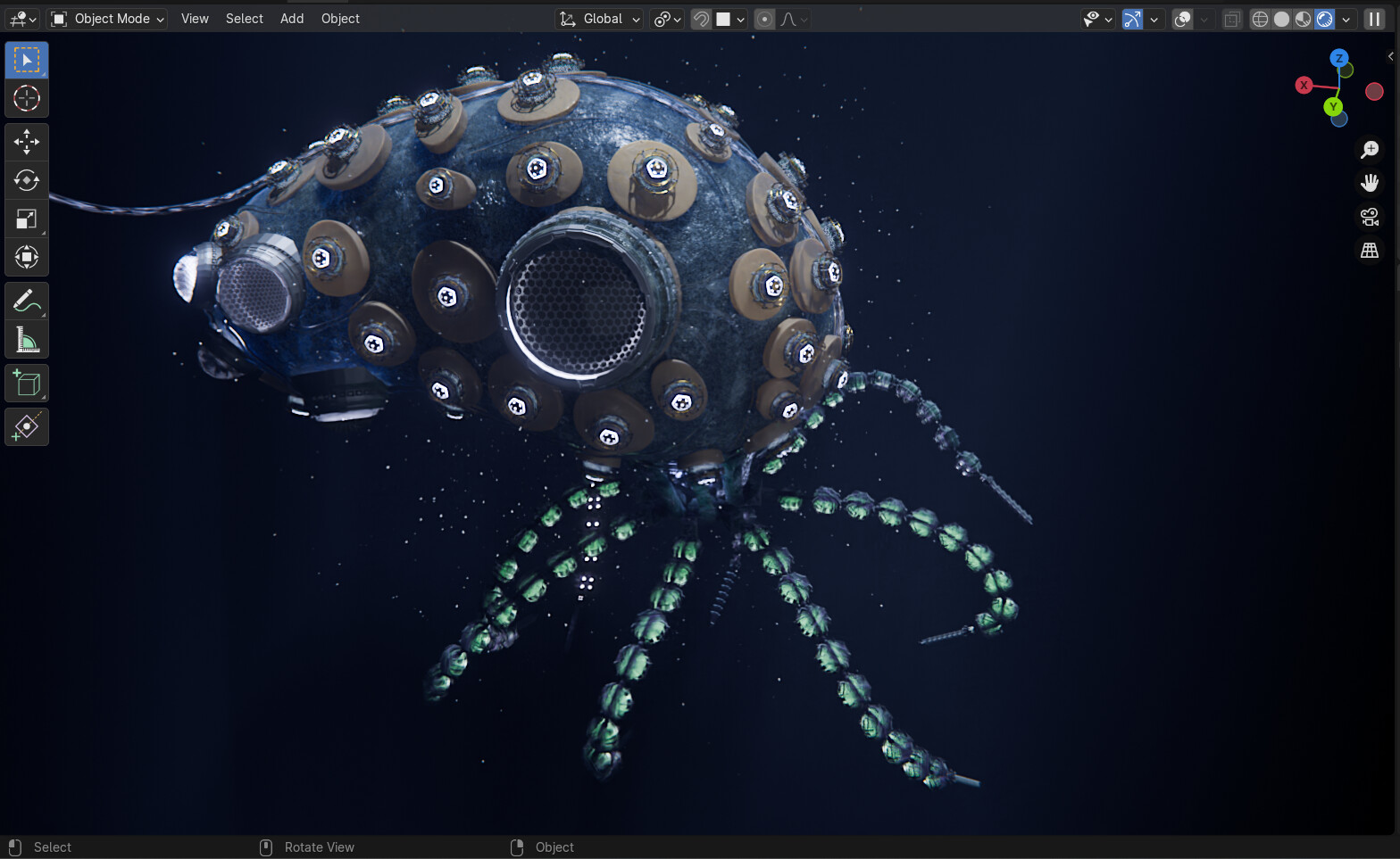 ArtStation - Cyber-Kraken(saved)