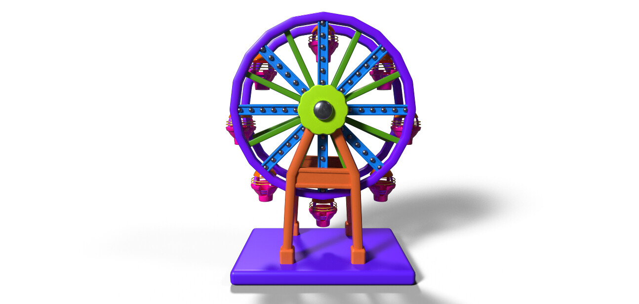 ArtStation - 3D GAME ASSET - WHEEL