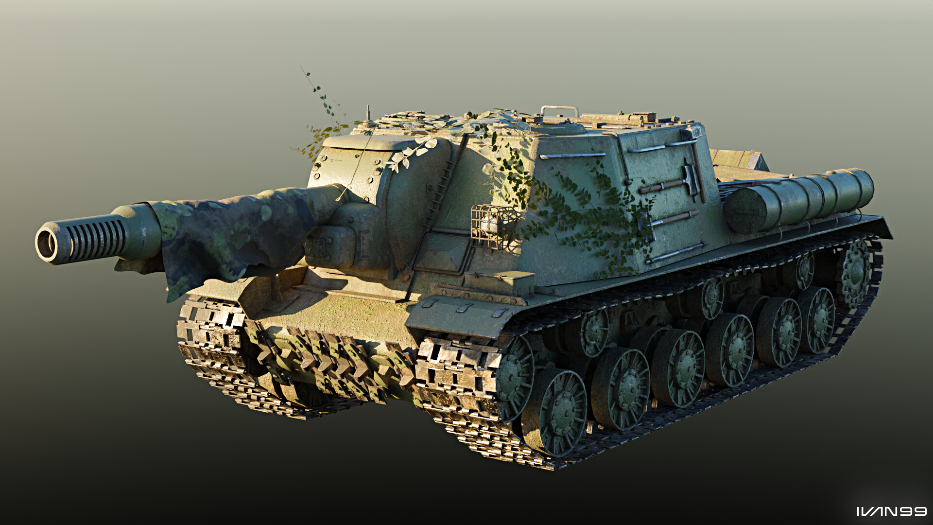 ArtStation - ISU-152 "Zveroboy"