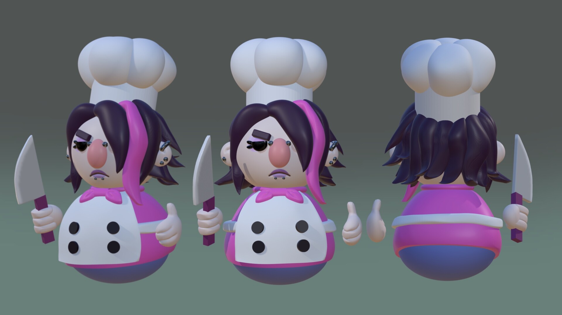 ArtStation - Overcooked Fanmade character design