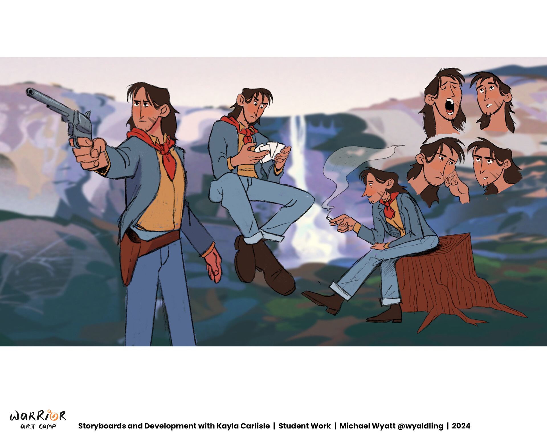 Warrior Art Camp - Michael Wyatt | Storyboards and Development with ...