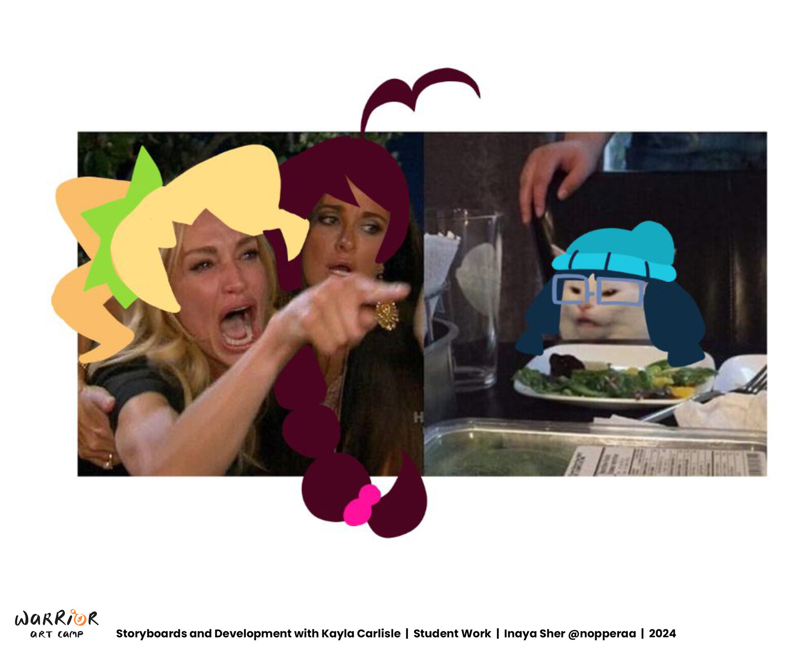 Warrior Art Camp - Inaya Sher | Storyboards and Development with Kayla ...