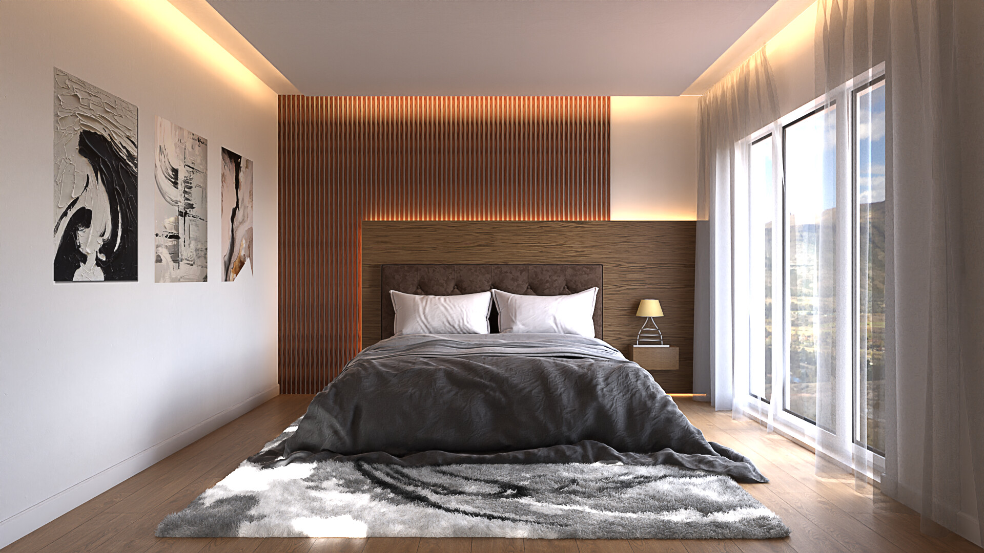 ArtStation - Modern Bedroom