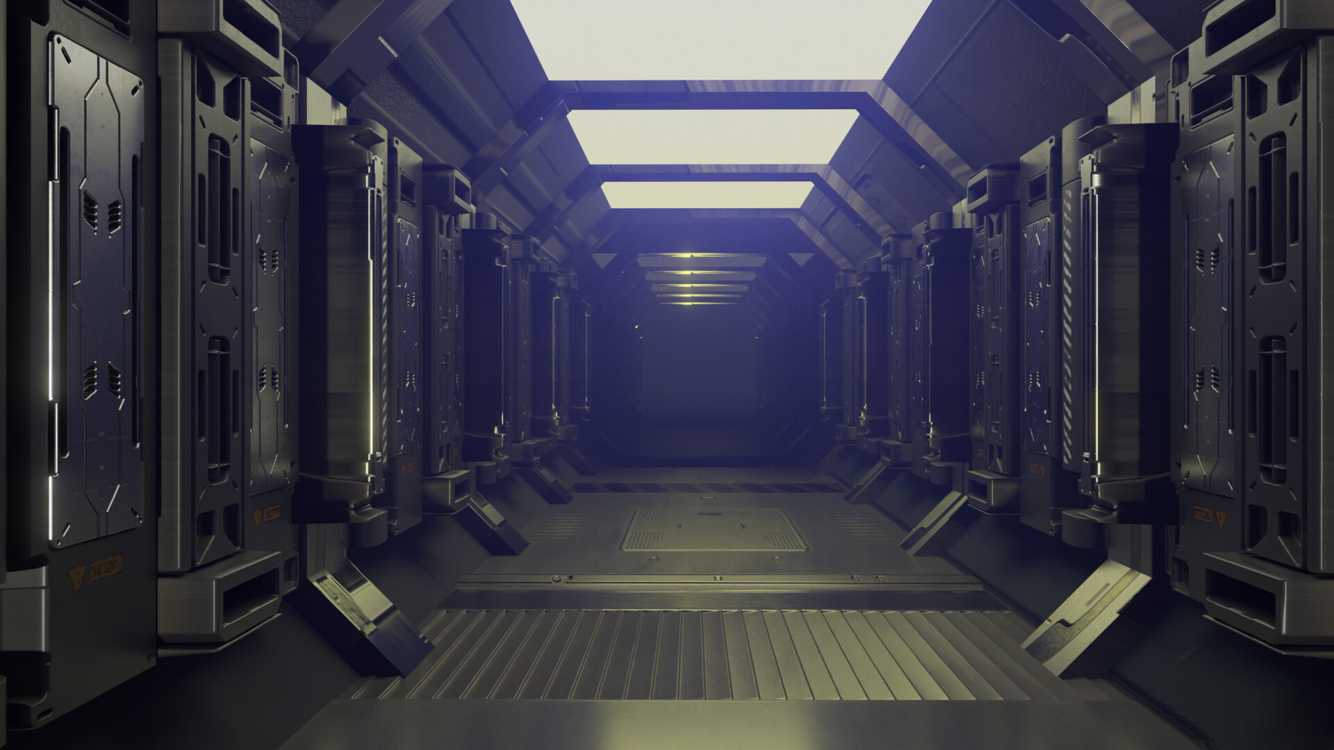 ArtStation - Sci Fi Corridor.