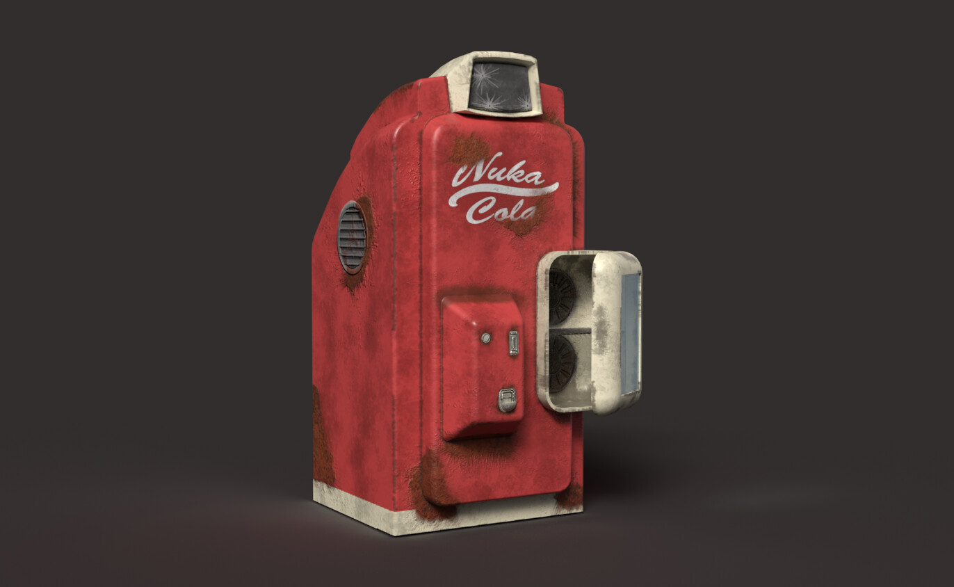 ArtStation - Nuka-Cola machine - Fallout