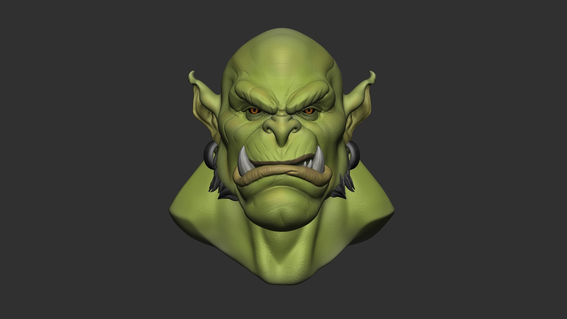 ArtStation - Orc Face