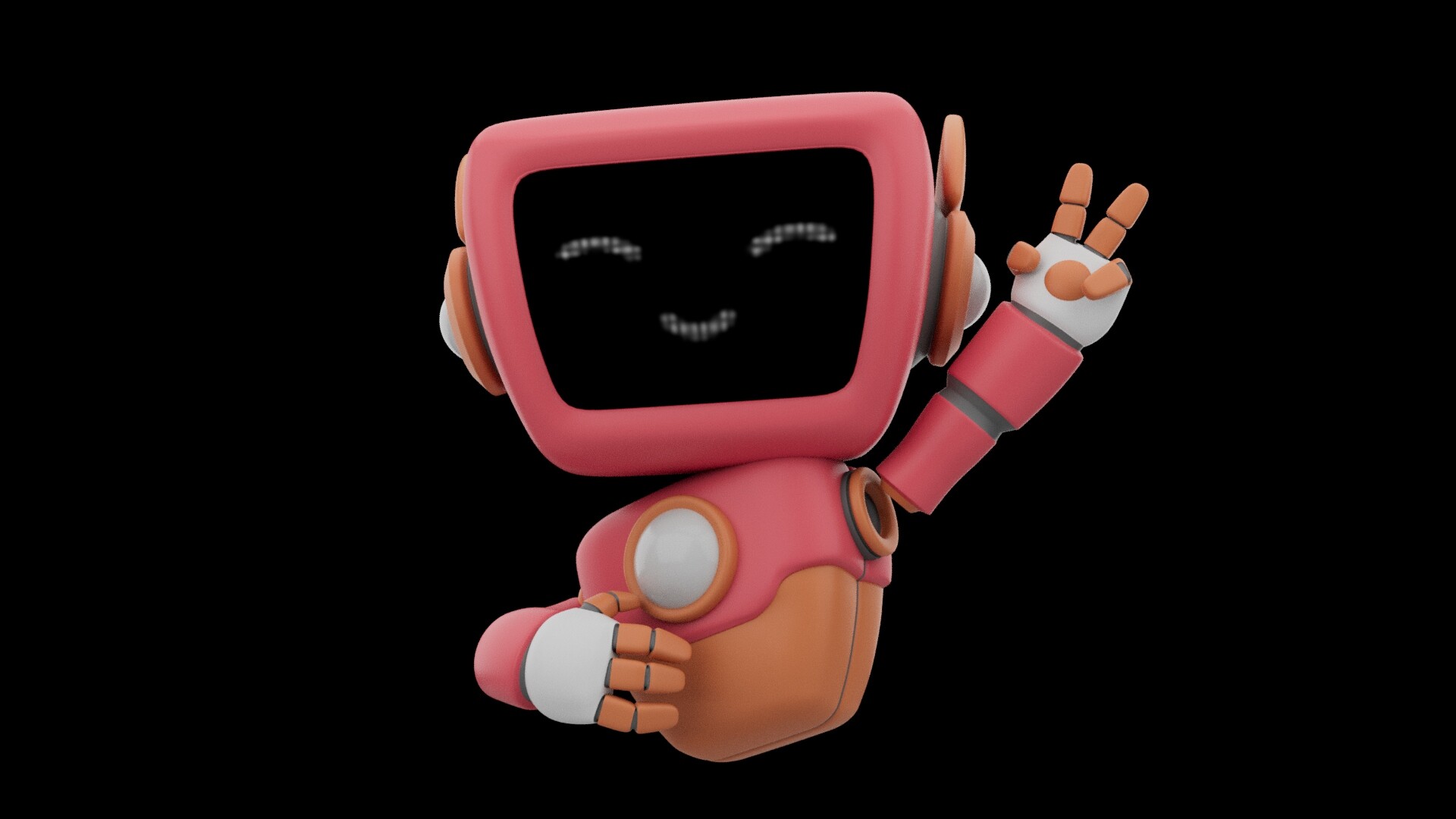 ArtStation - 3D Model: Cute Robot