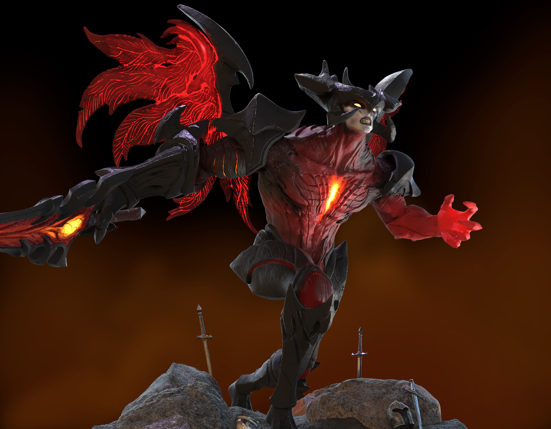 ArtStation - Aatrox from League of Legends
