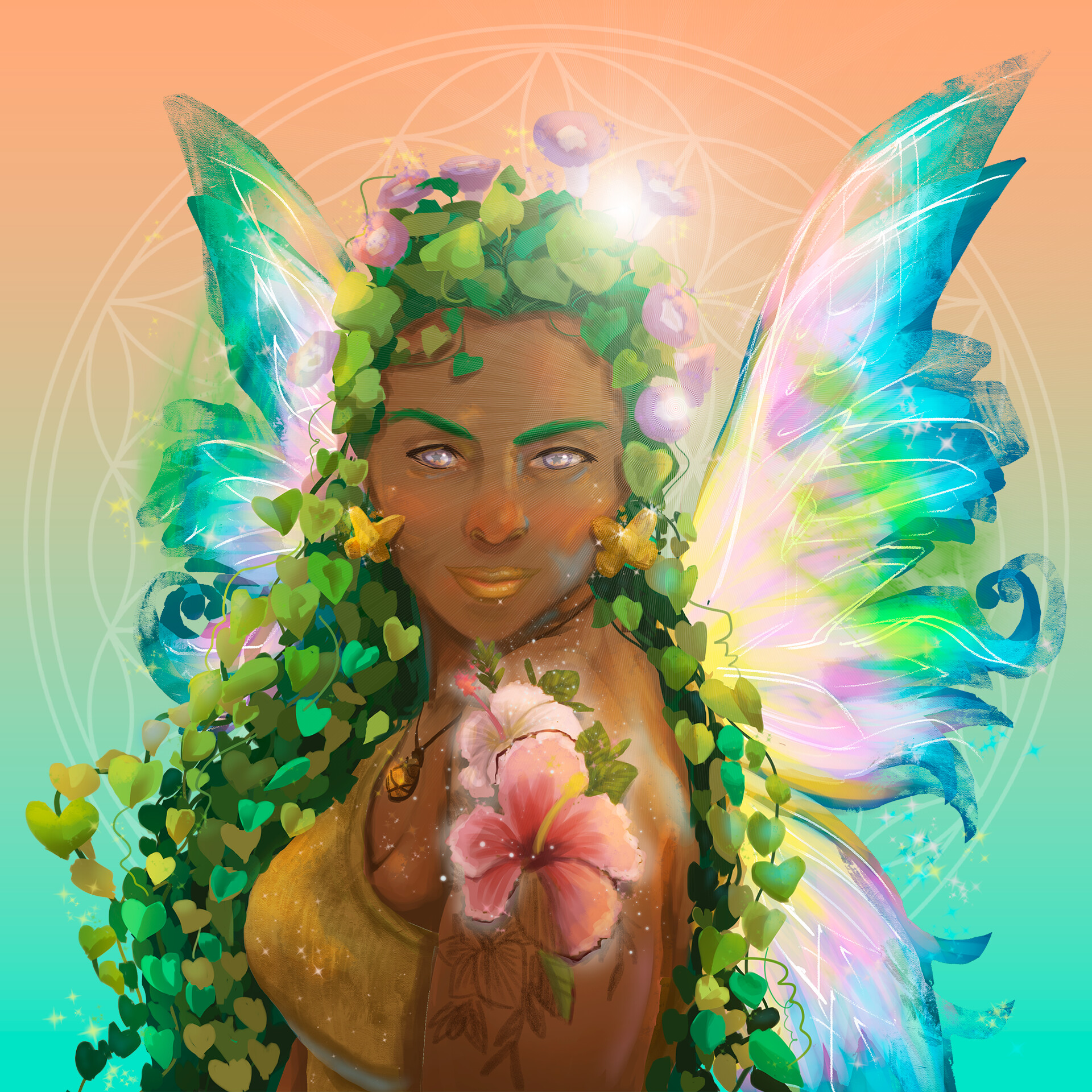 ArtStation - Cleoh Fairy Portrait