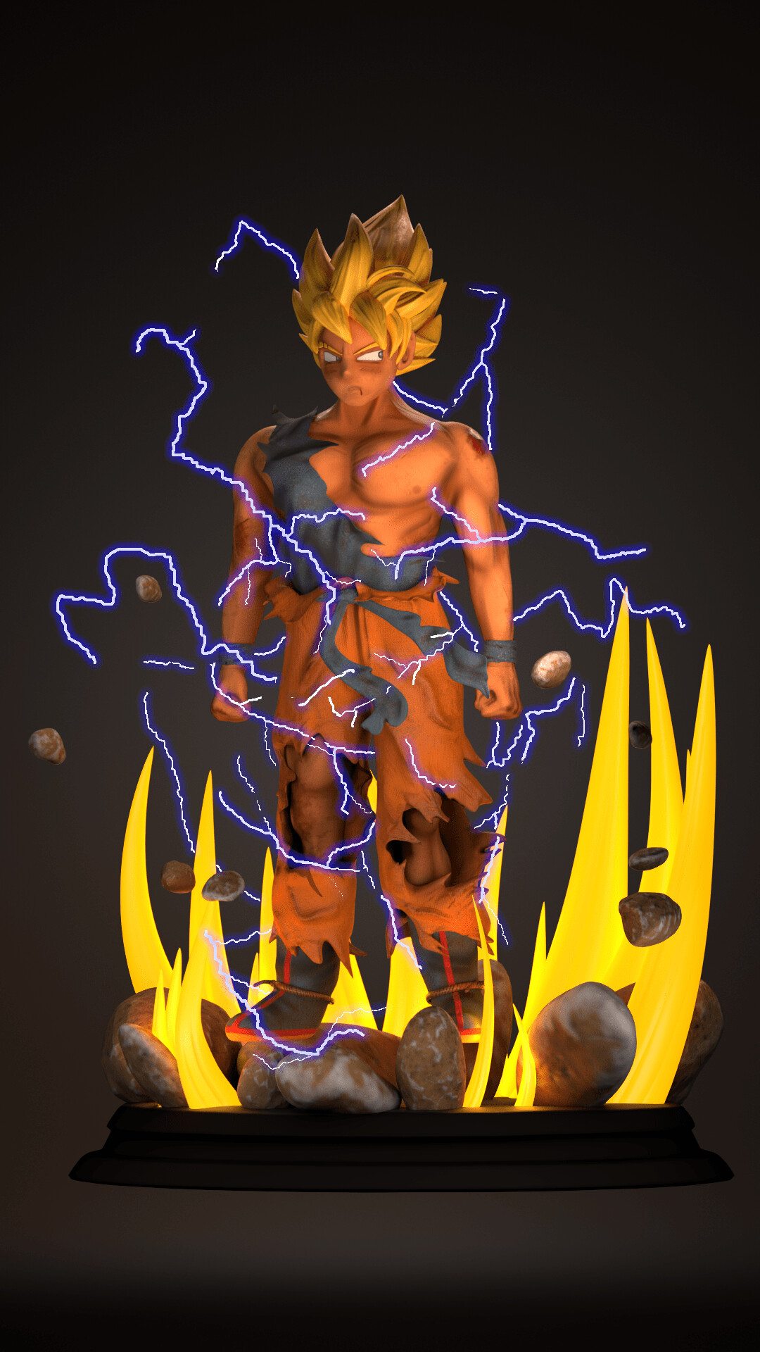 ArtStation - Son Goku Super Saiyajin 2