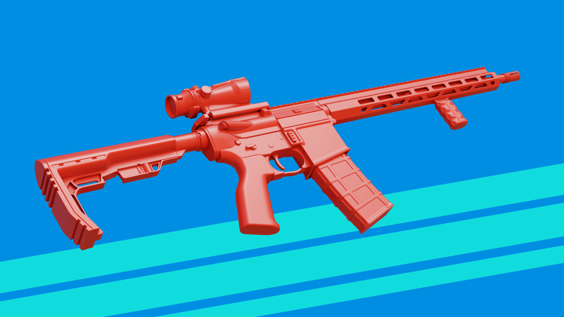 Mike - High Poly AR-15