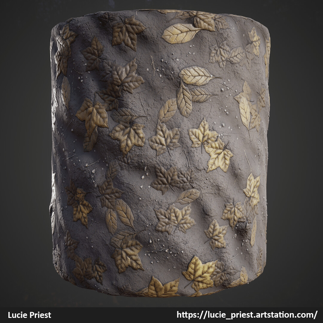 Lucie Priest - Leaf Ground Material