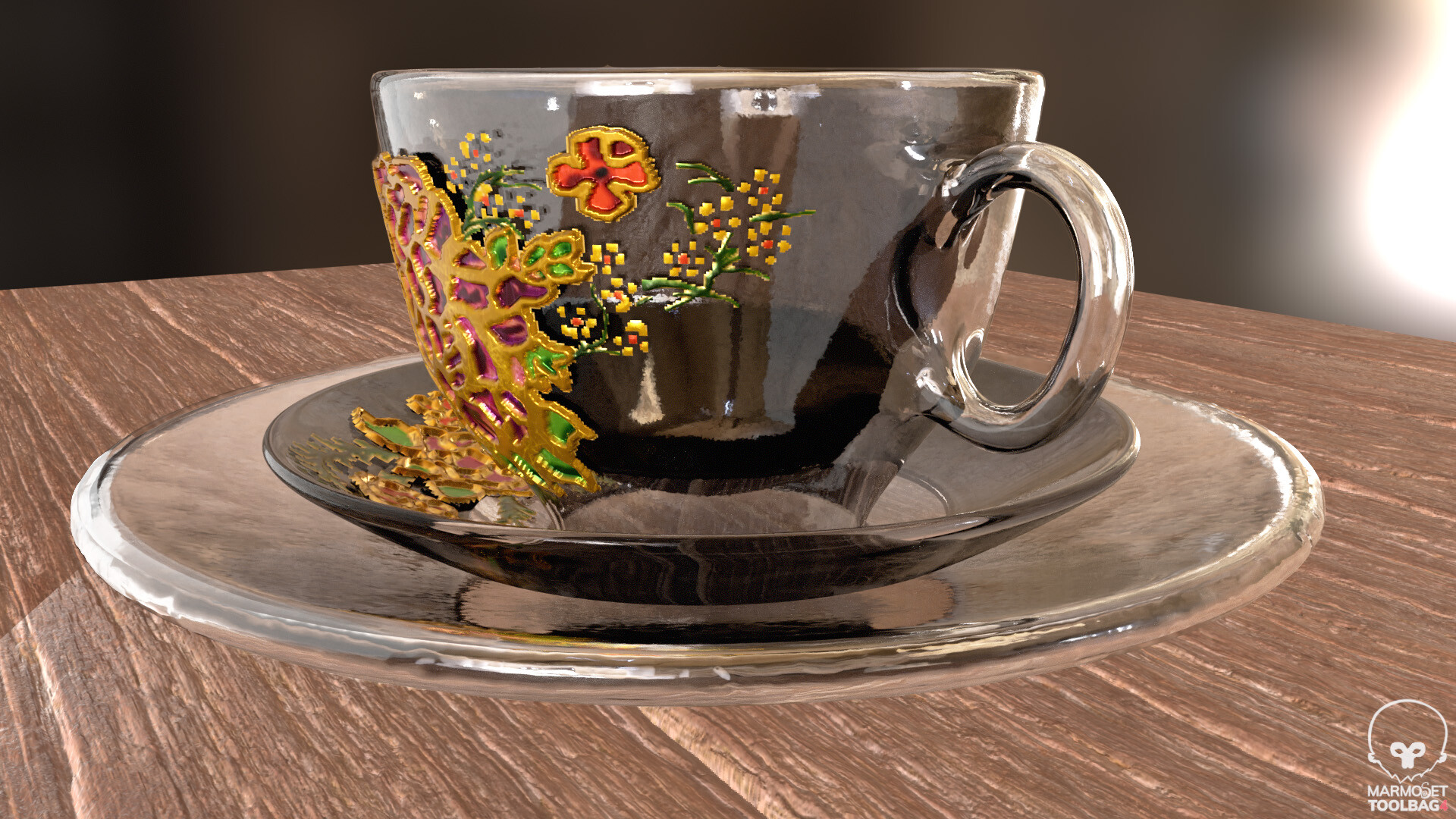 Annie Xiong - Glass Teacup - Ornamental Study