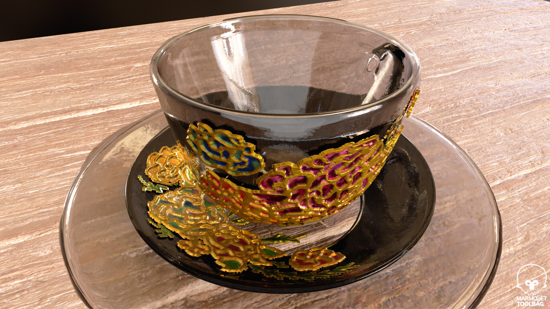 Annie Xiong - Glass Teacup - Ornamental Study