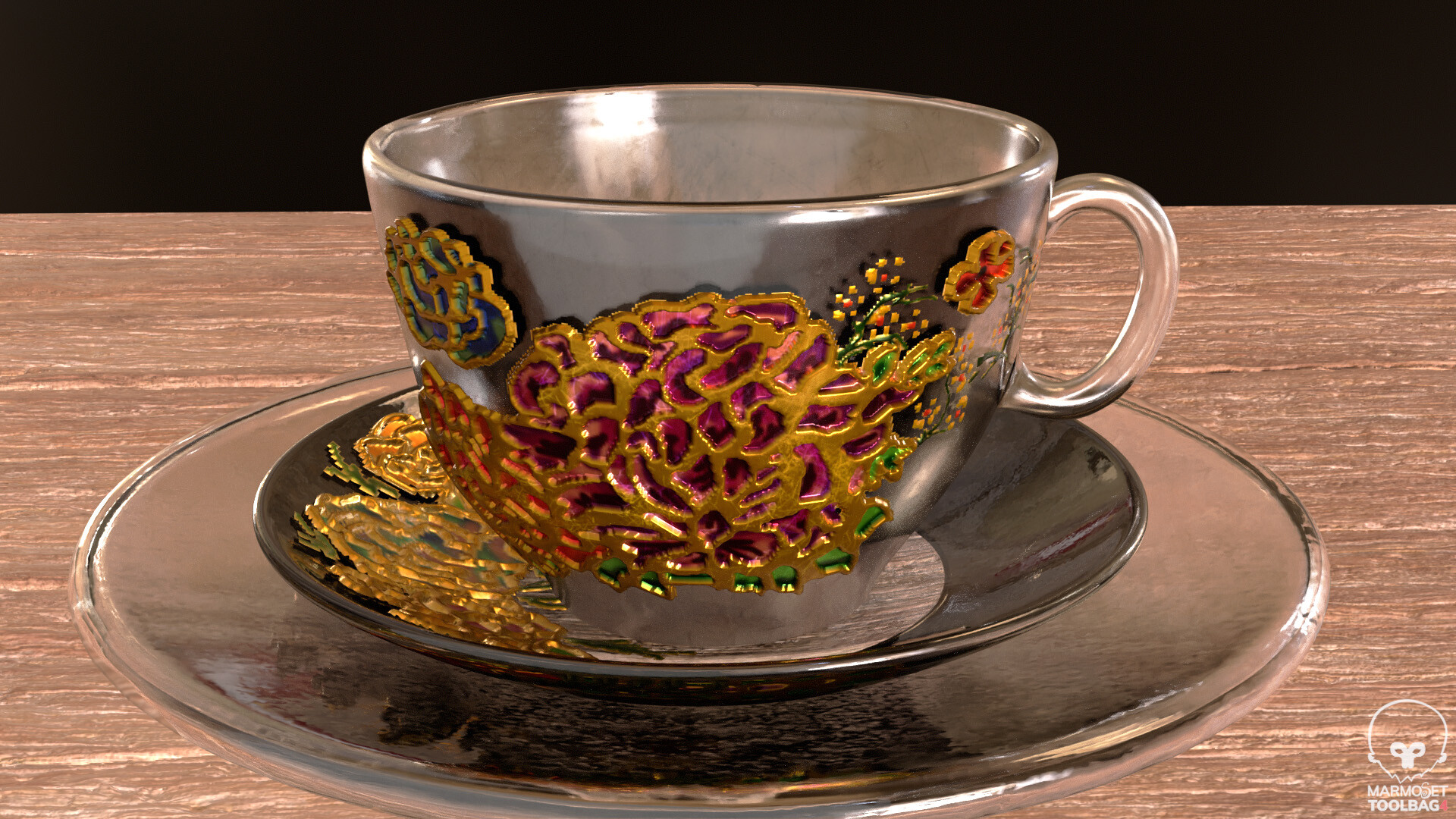 Annie Xiong - Glass Teacup - Ornamental Study