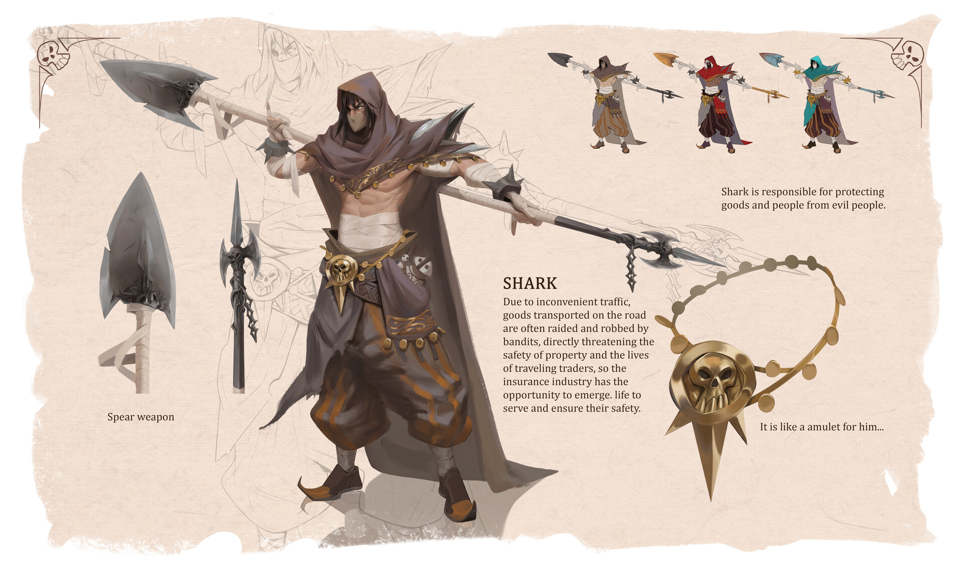 ArtStation - My desert character design. Hope you like it