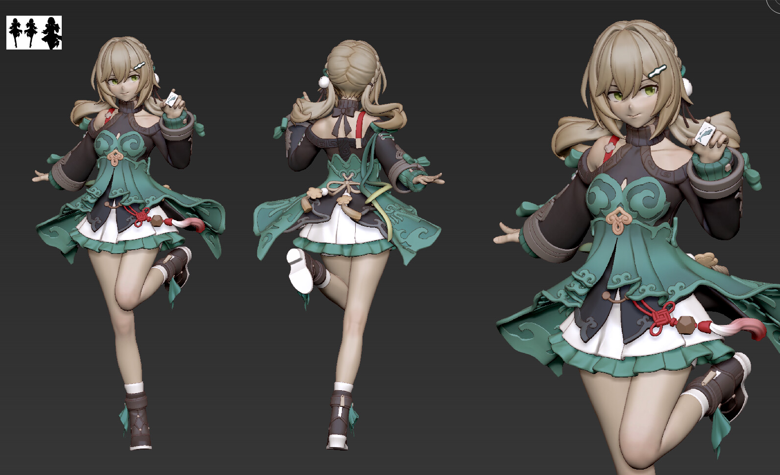ArtStation - Qingque 青雀 figure 手办 星穹铁道 Honkai:Star Rail