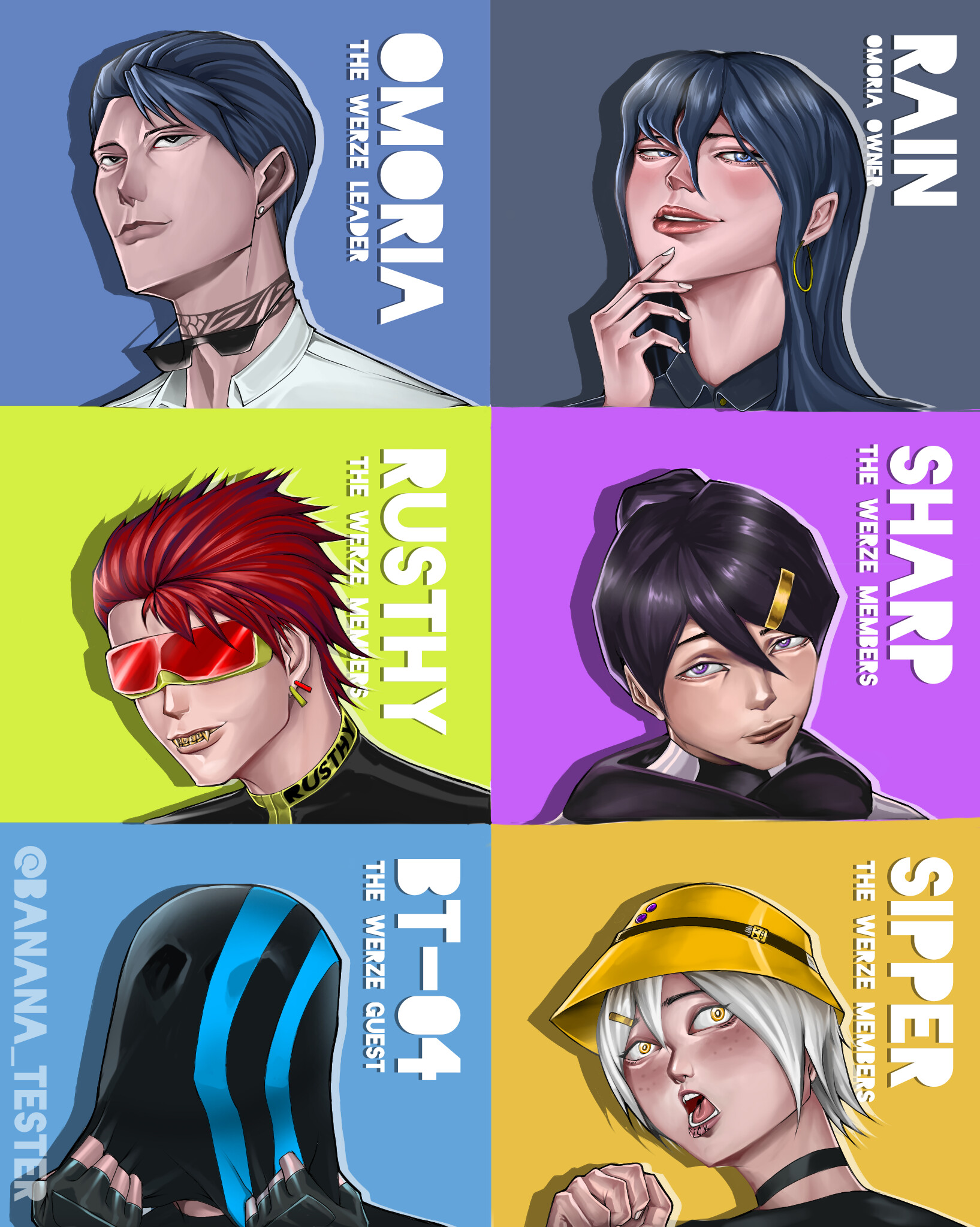 ArtStation - meet my original characters • the werze