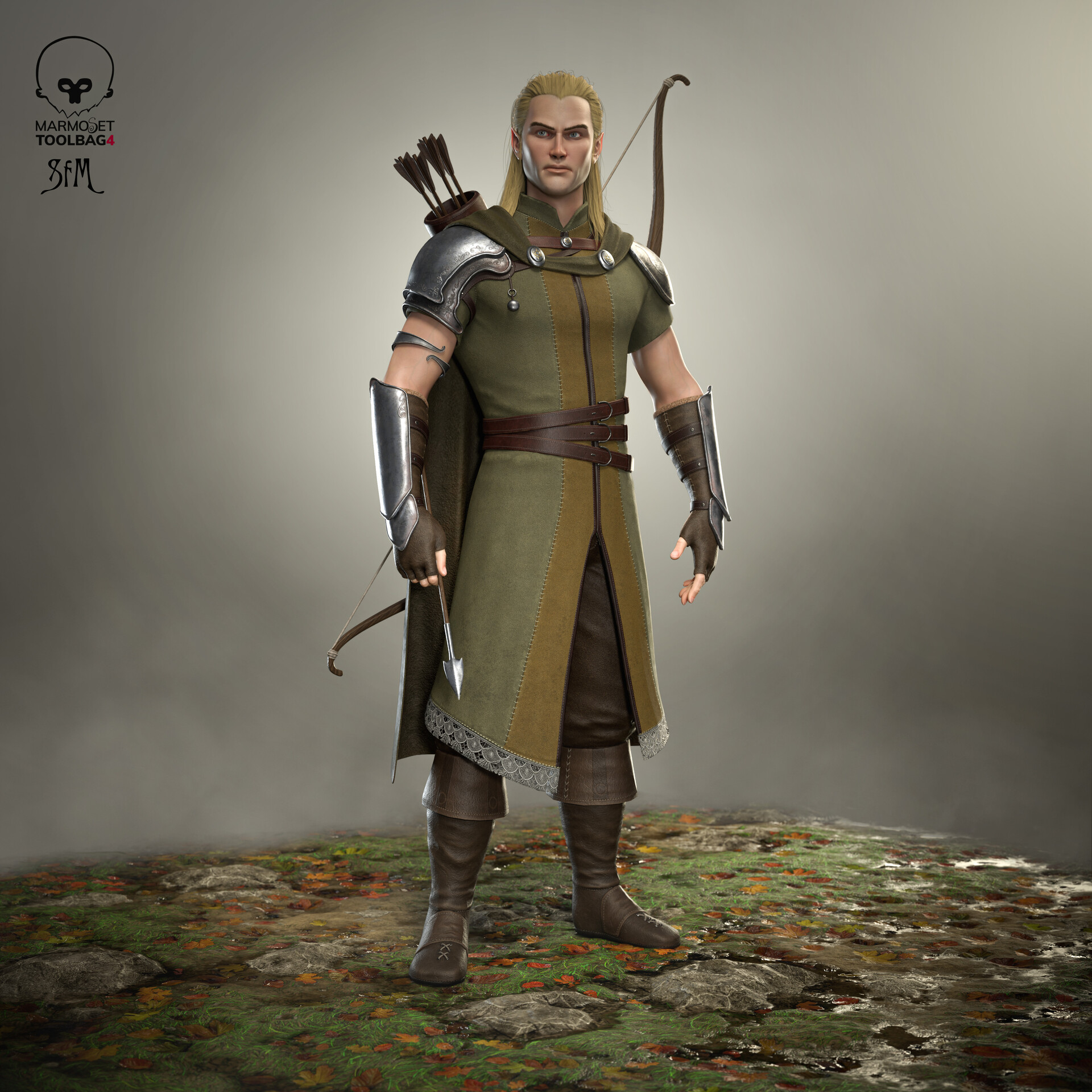 ArtStation - Video game character project! SILVAN ELF