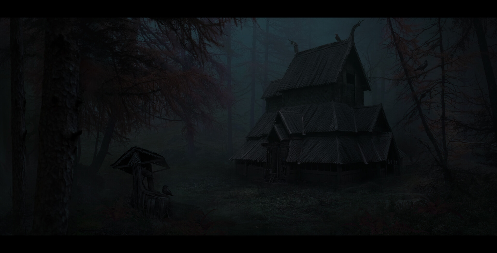 ArtStation - Dark forest. Environment concept