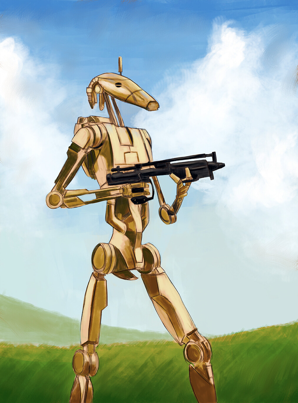ArtStation - Battle Droid B1 (Star Wars)