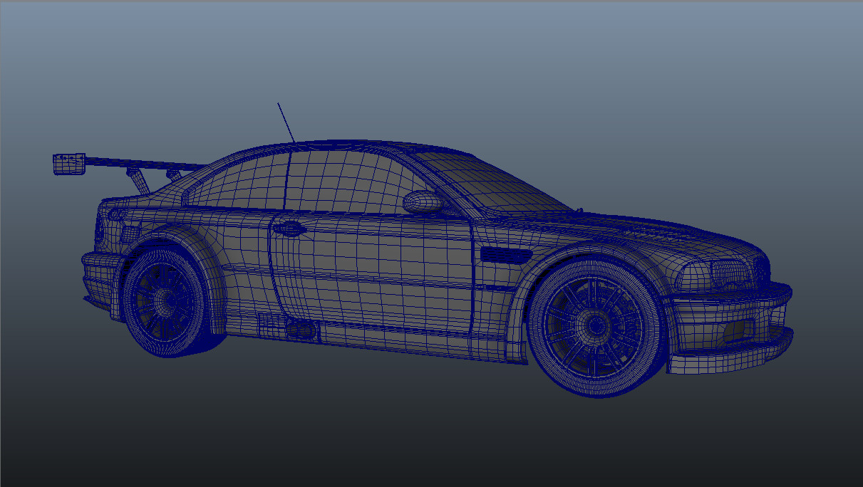 Vijay Mohan - The BMW M3 GTR Model,Texture ,Lookdev