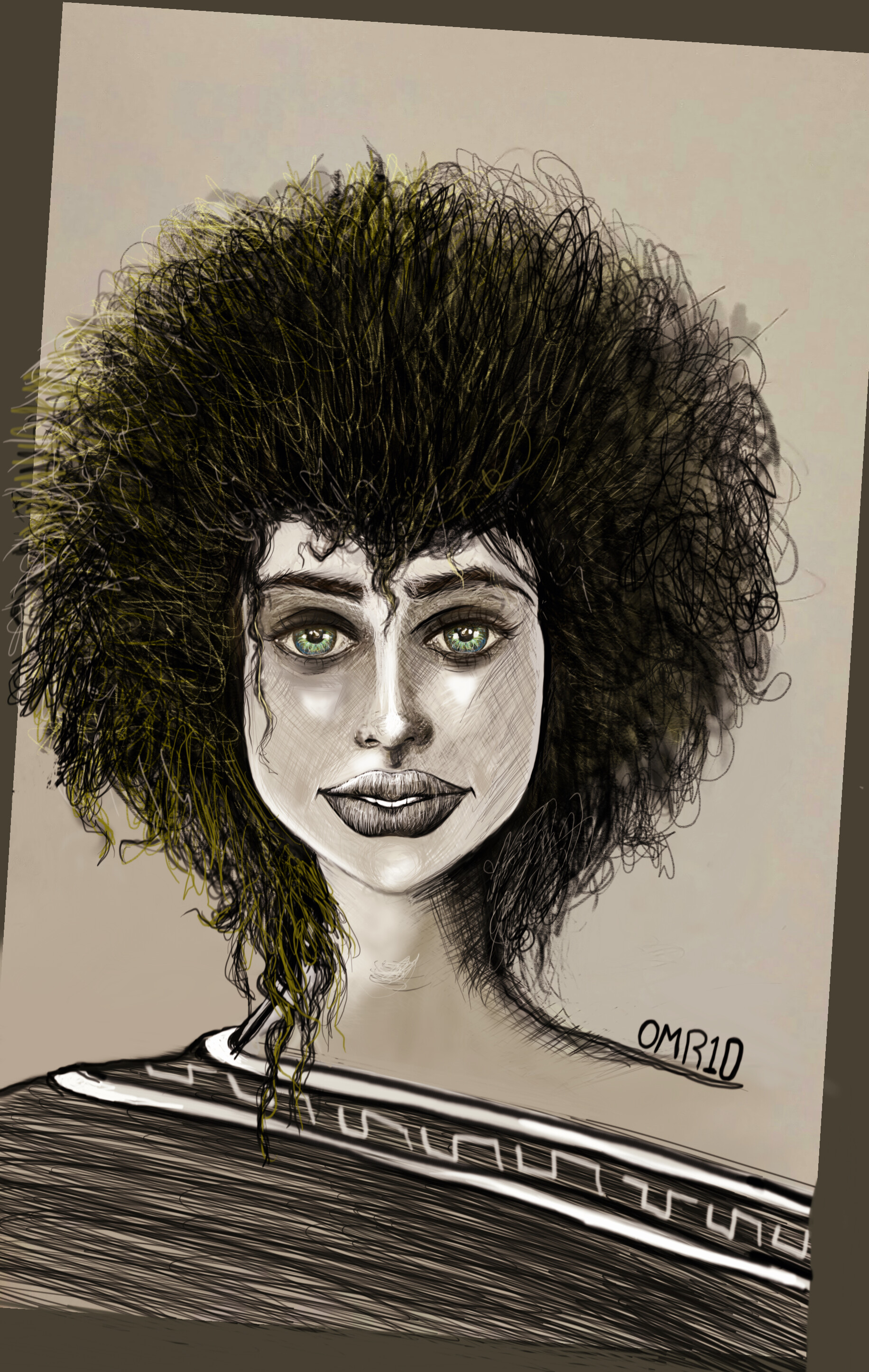 ArtStation - Sweet girl sketch by OMR10