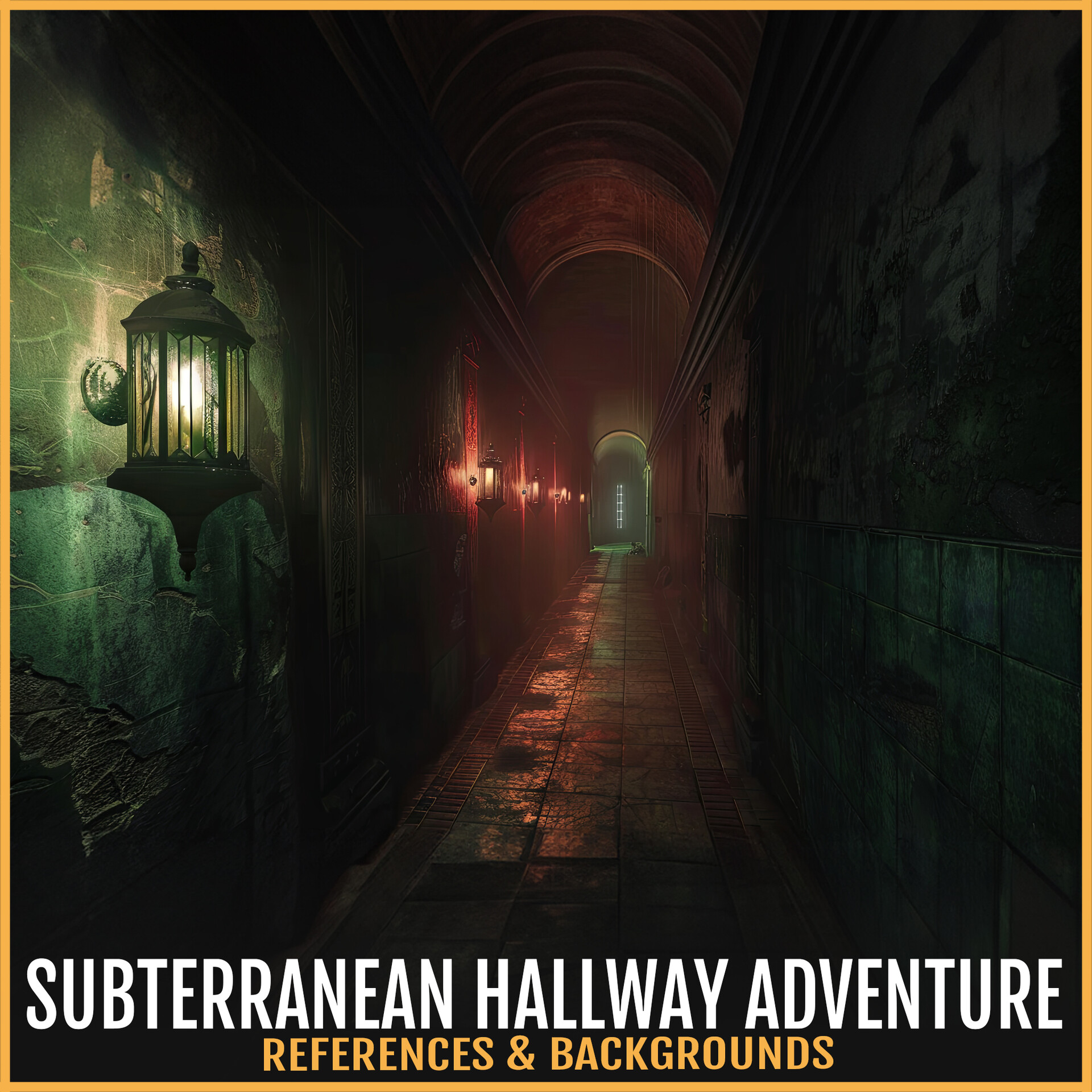 ArtStation - 505 Subterranean Hallway Adventure