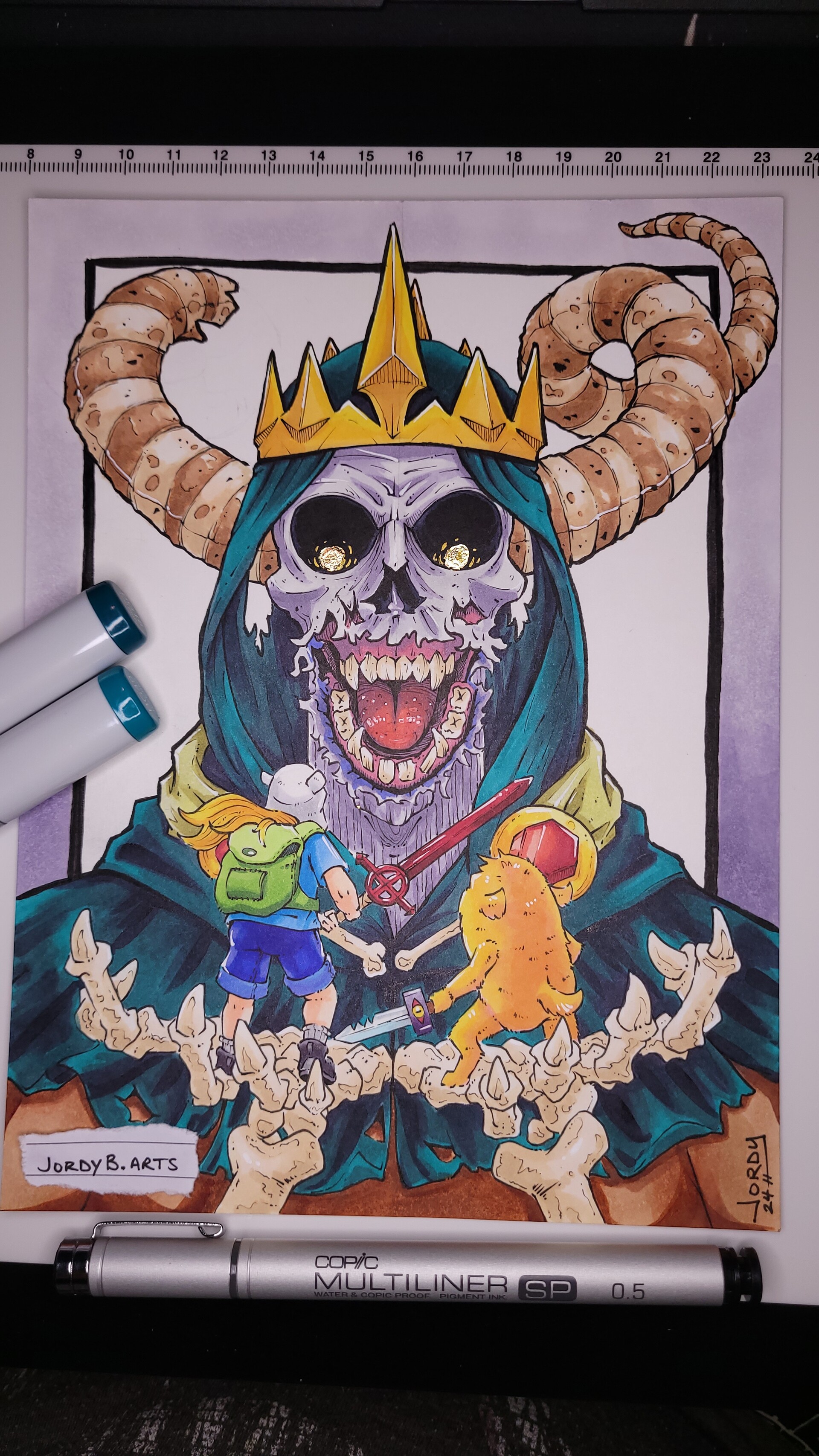 ArtStation - Finn and Jake vs. The Lich King