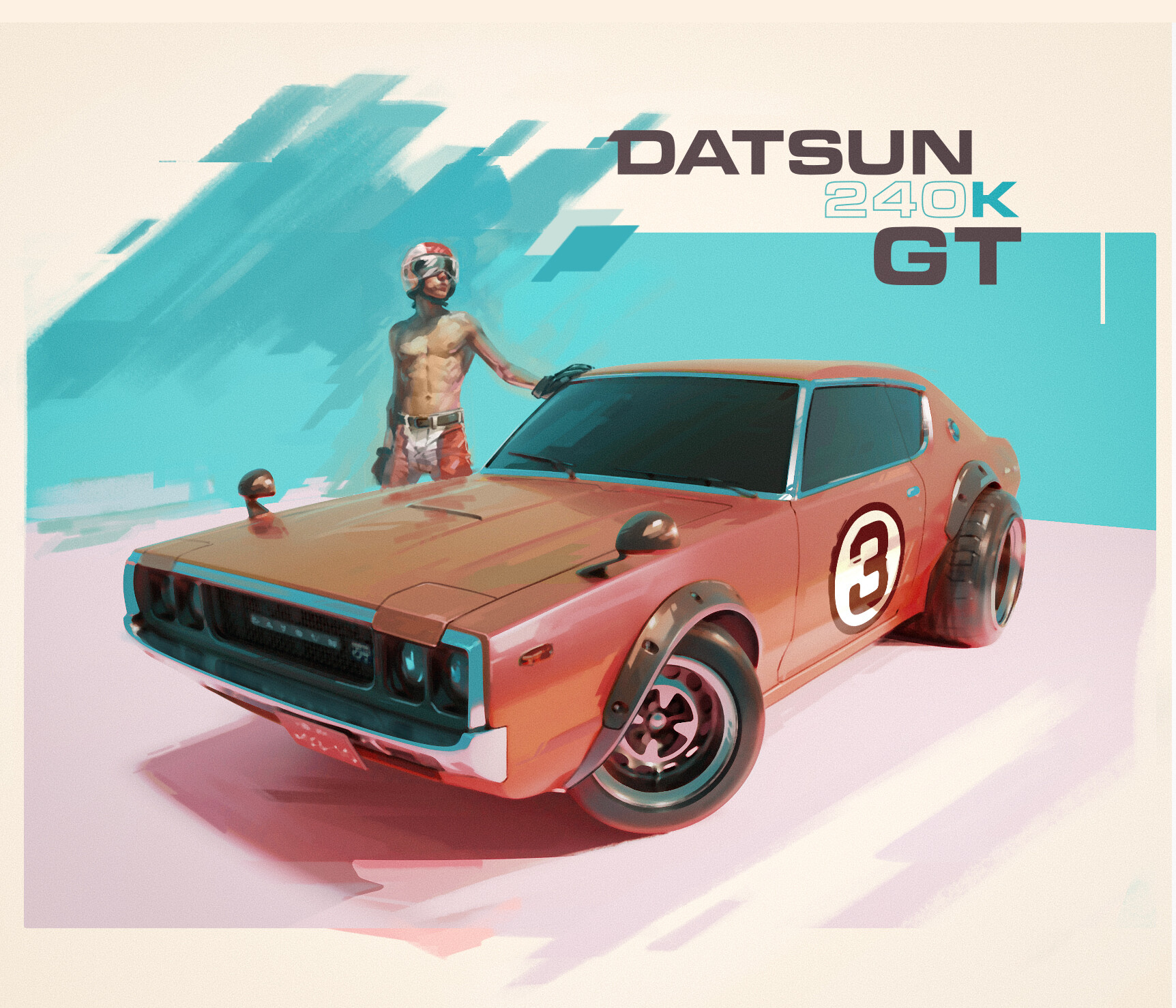 ArtStation - Datsun race