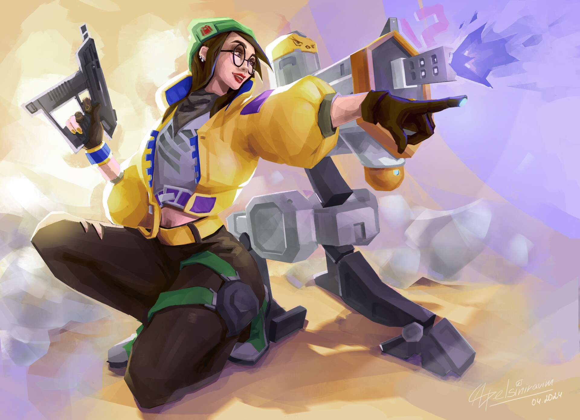 ArtStation - Killjoy, VALORANT FanArt