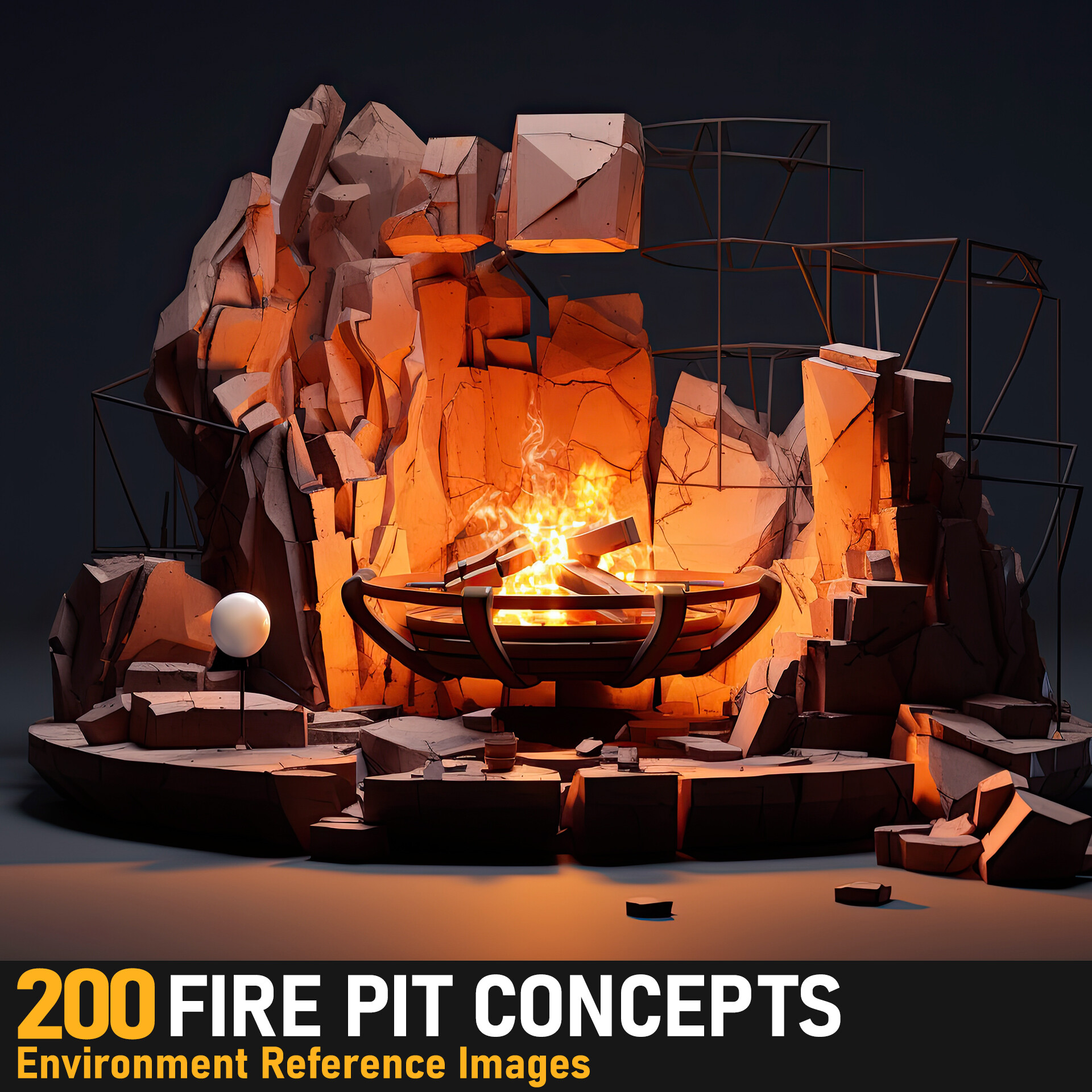 ArtStation - Fire Pit Concepts| 4K Reference Images