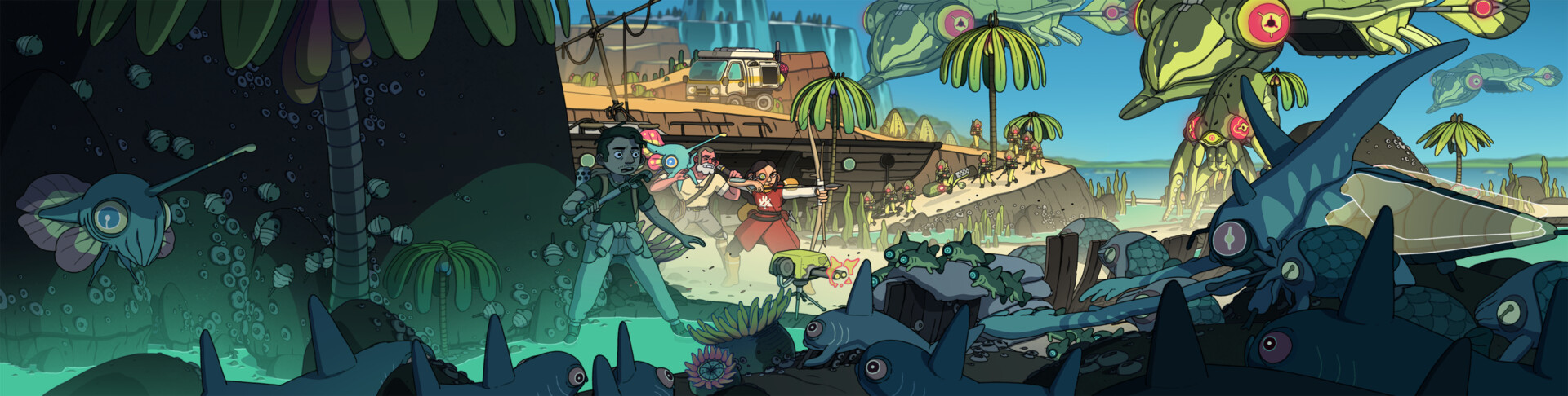 ArtStation - More Game Dev- Key art and Isometric Assets