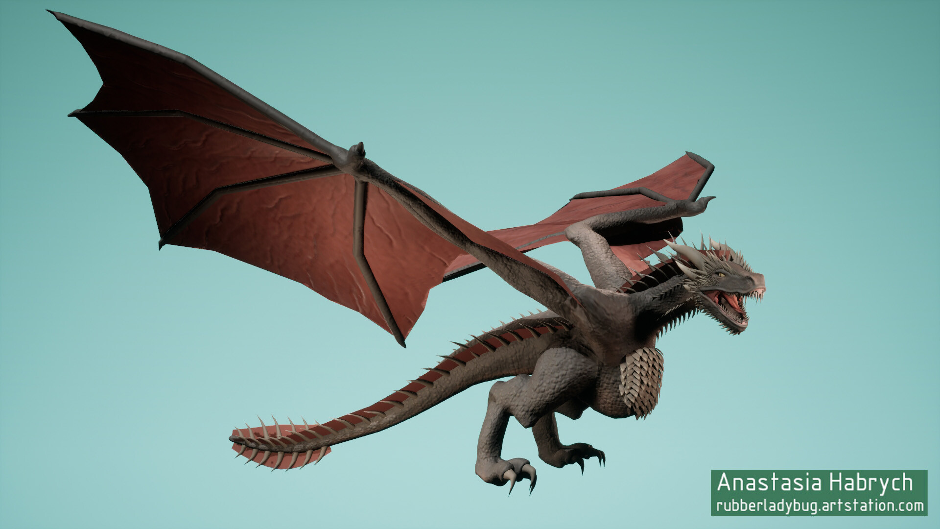 ArtStation - Drogon, Game ready asset