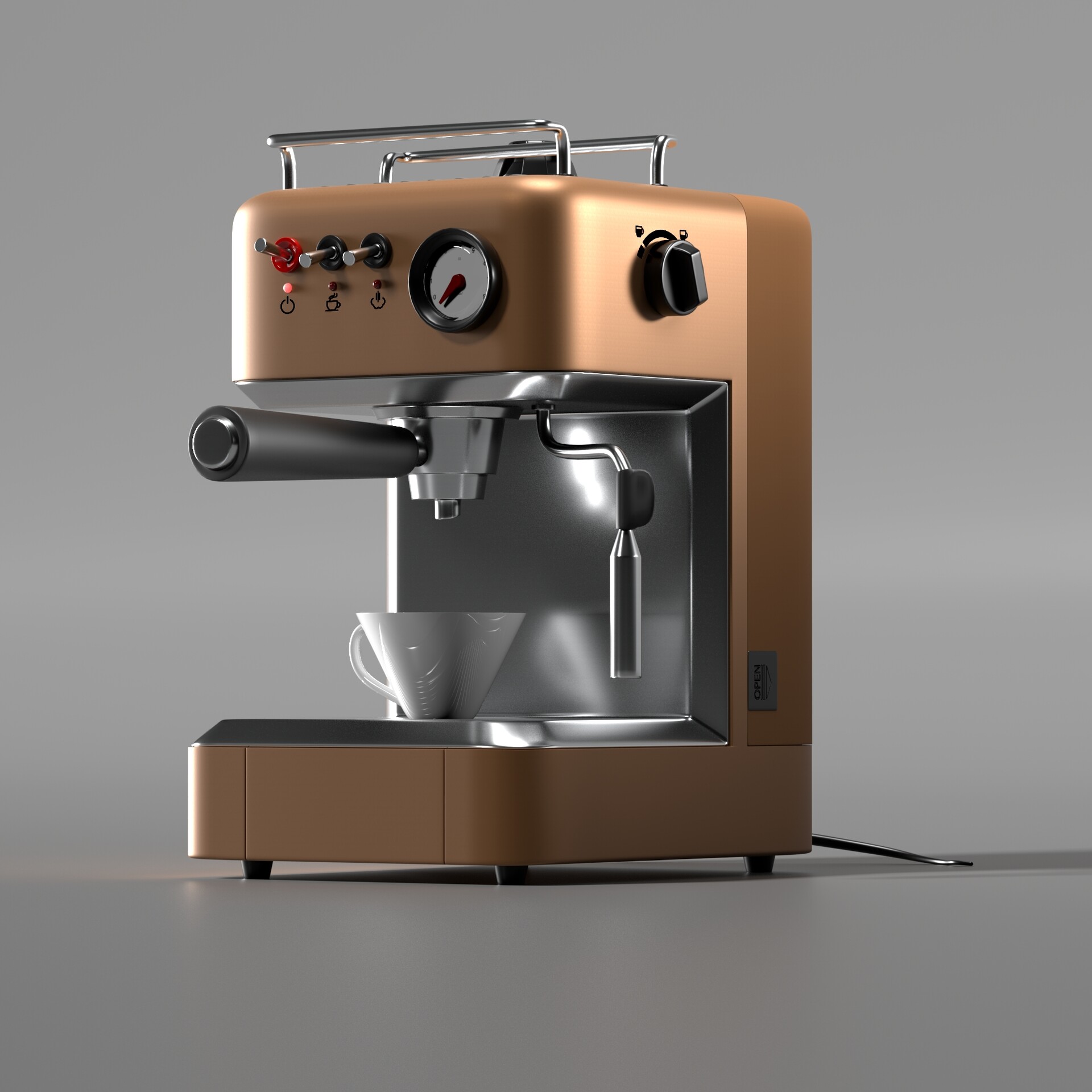 ArtStation - Retro Espresso Machine