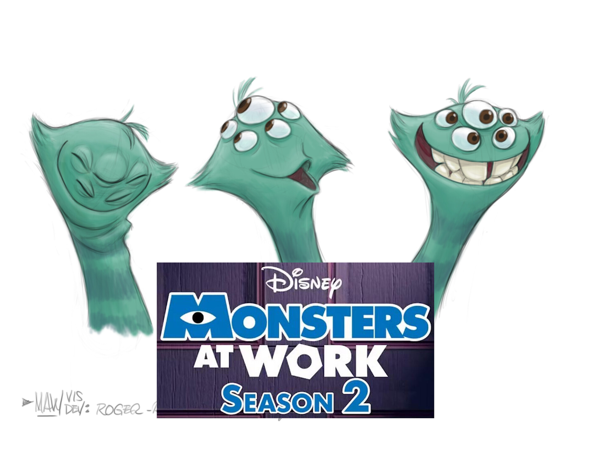 ArtStation - MonstersAtWork Season2: MORE New Faces!
