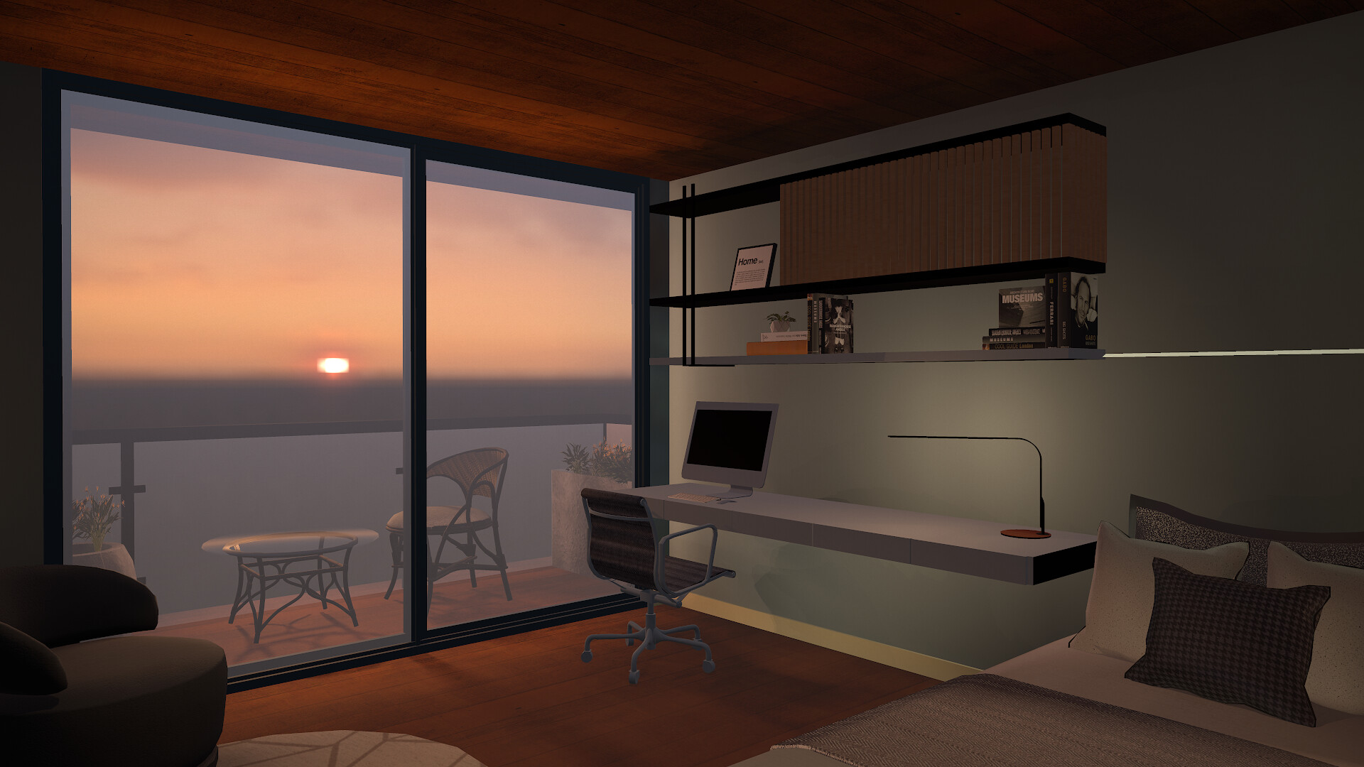 ArtStation - Low Poly Room ( VR Visualization )