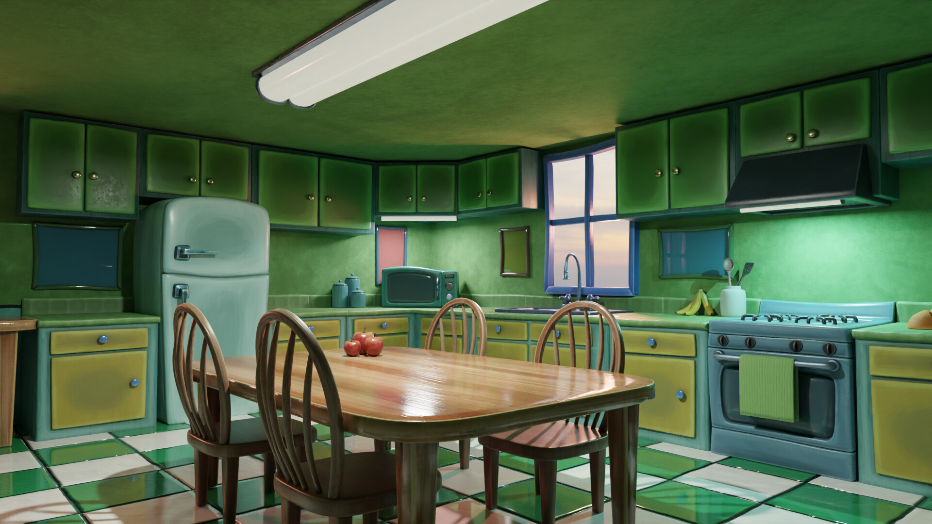 ArtStation - Stylized Kitchen