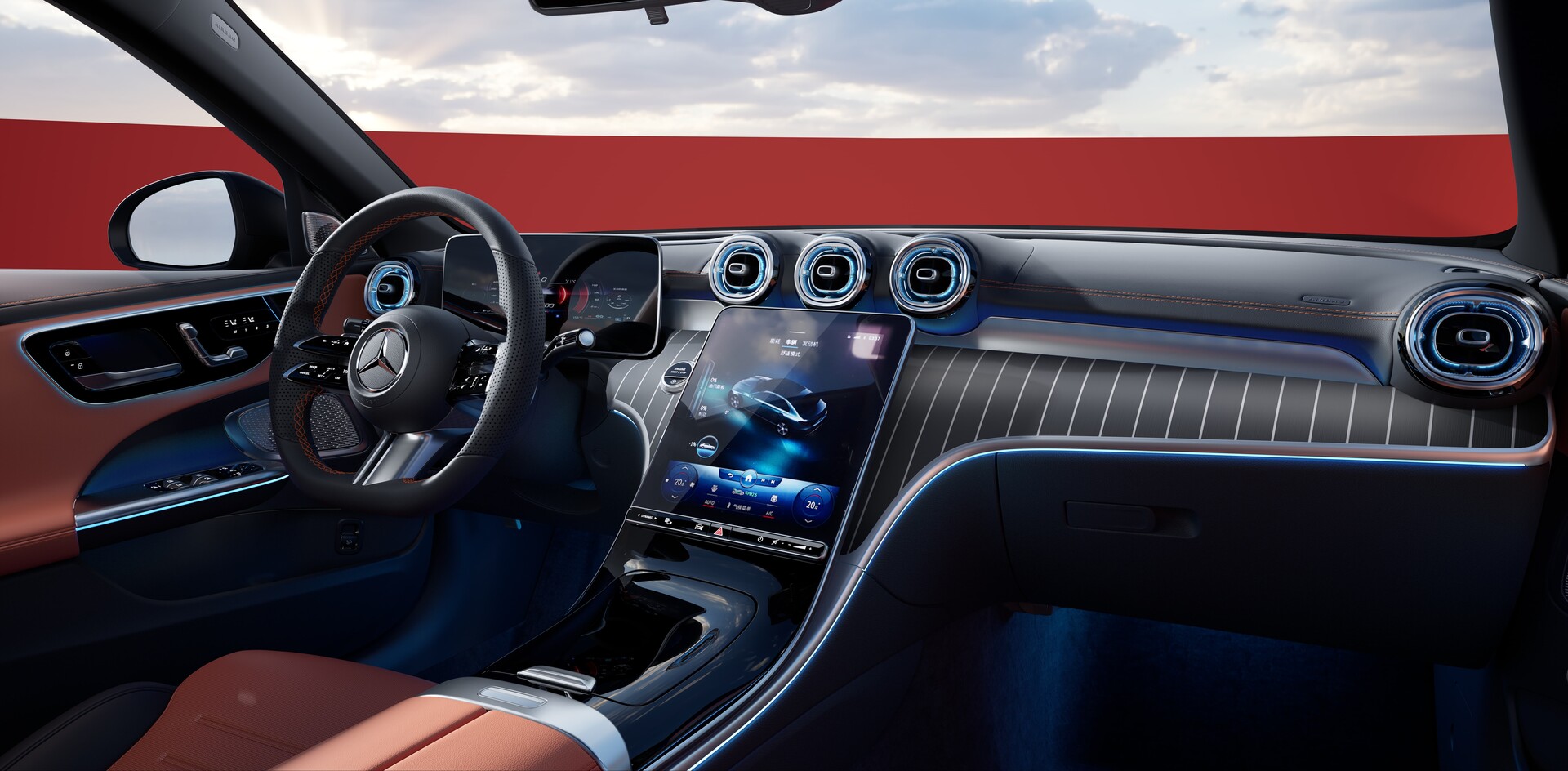 ArtStation - Mercedes interior, luxury mobile art gallery