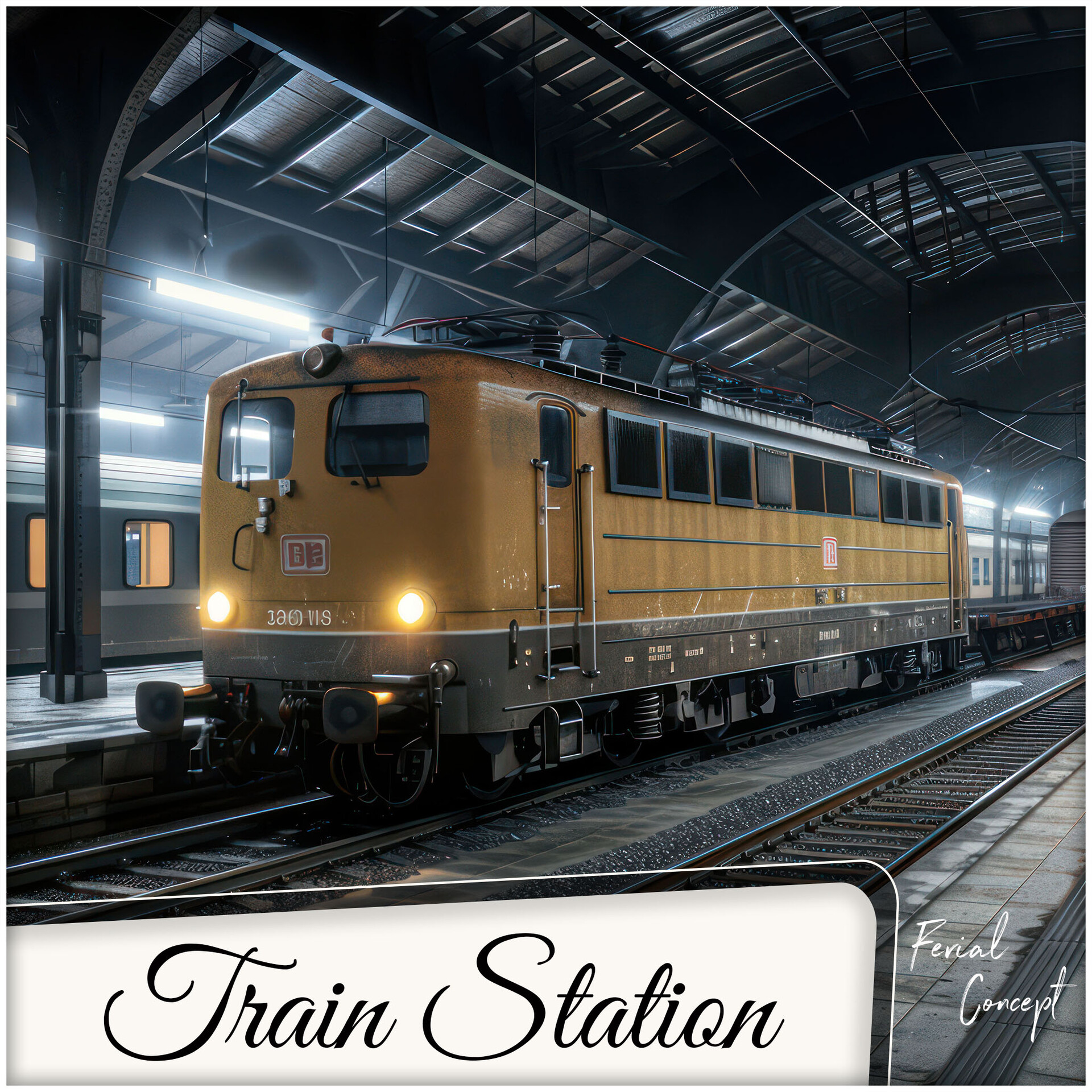 ArtStation - 🔹220 Train Station Environment Concept Reference Image ...