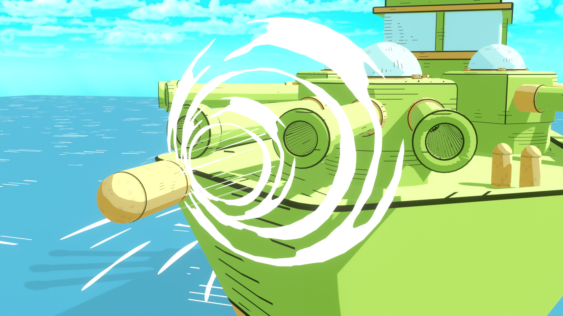 ArtStation - Cartoon Battleship